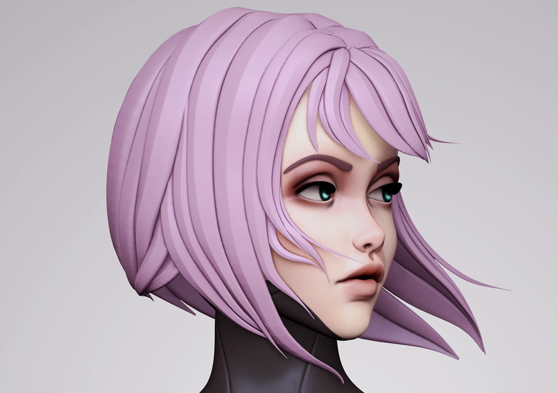 Android - Bust Sculpt - FlippedNormals