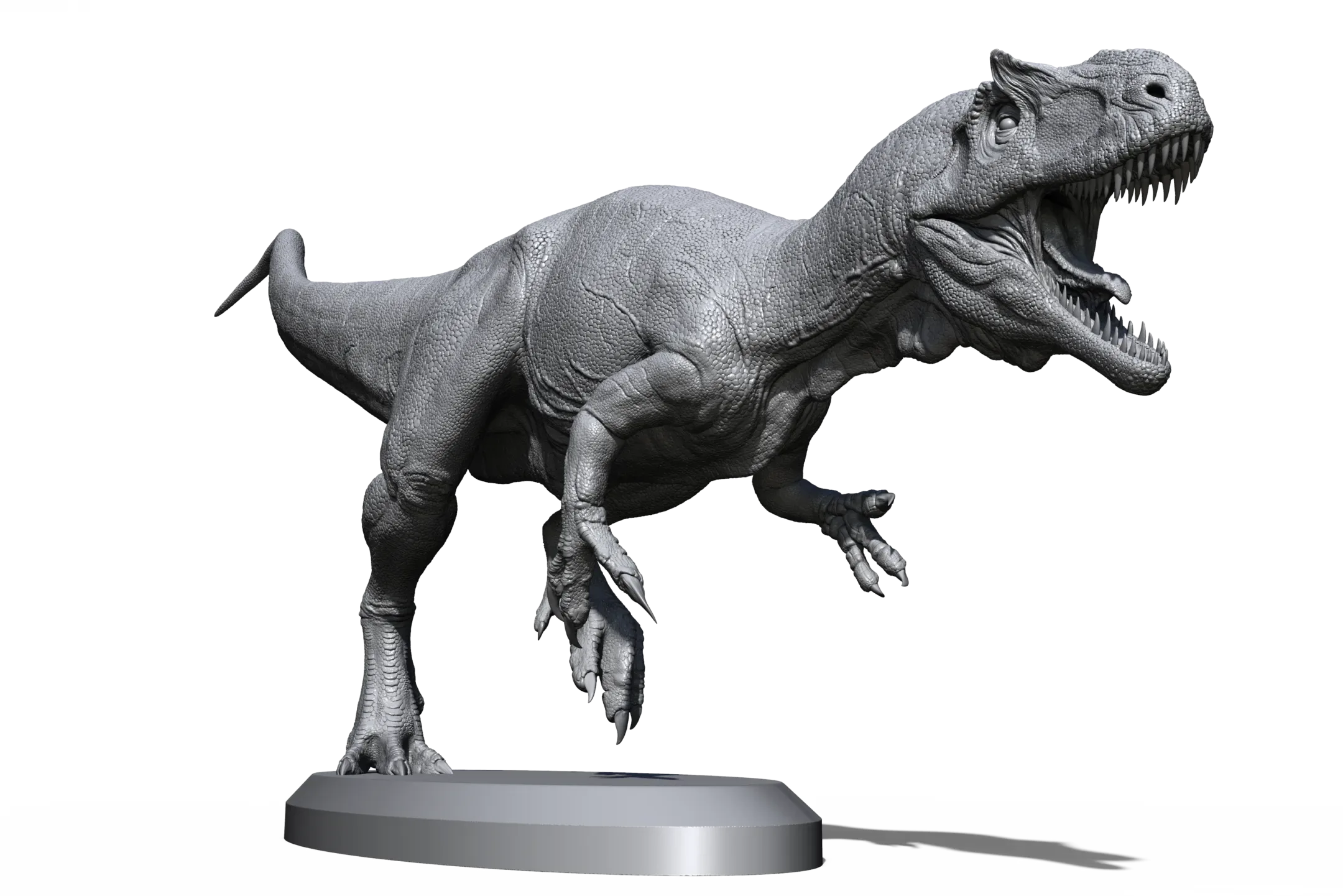 Allosaurus Model for 3D Printing - FlippedNormals