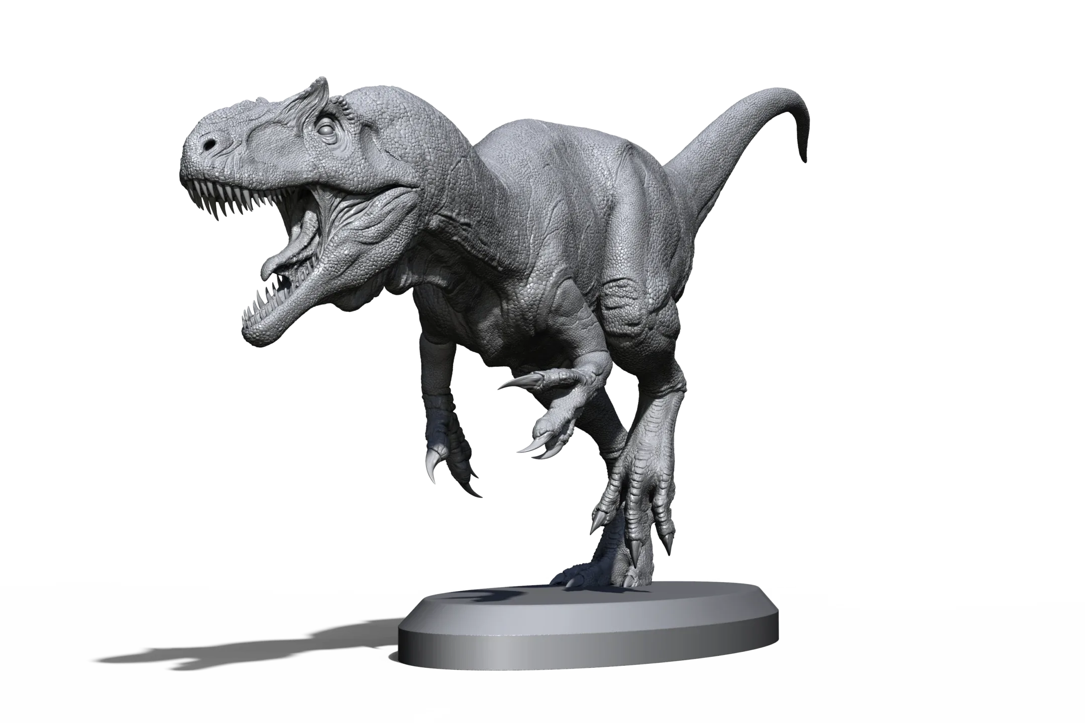 Allosaurus Model for 3D Printing - FlippedNormals