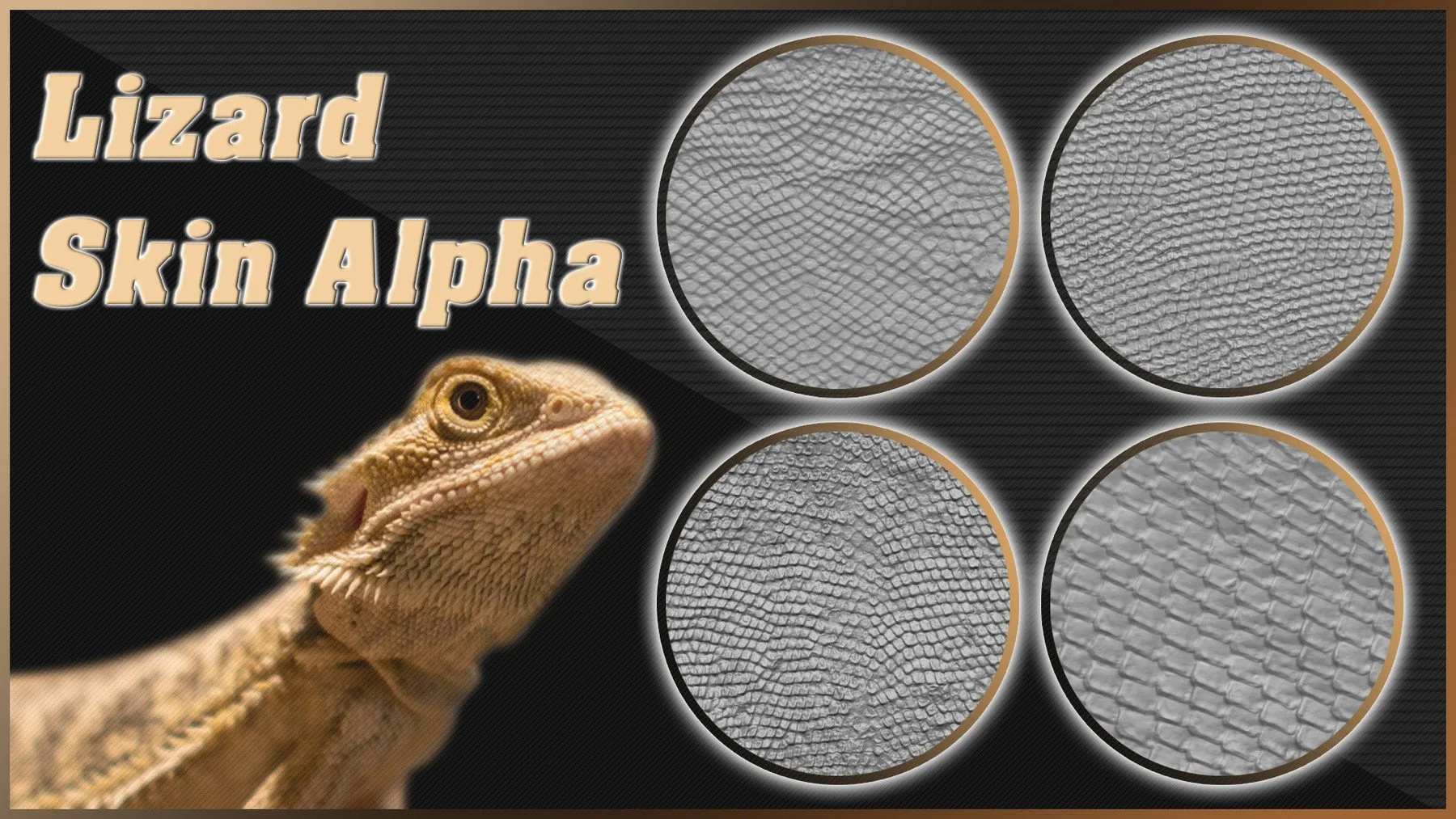 Lizard Skin Alpha - FlippedNormals
