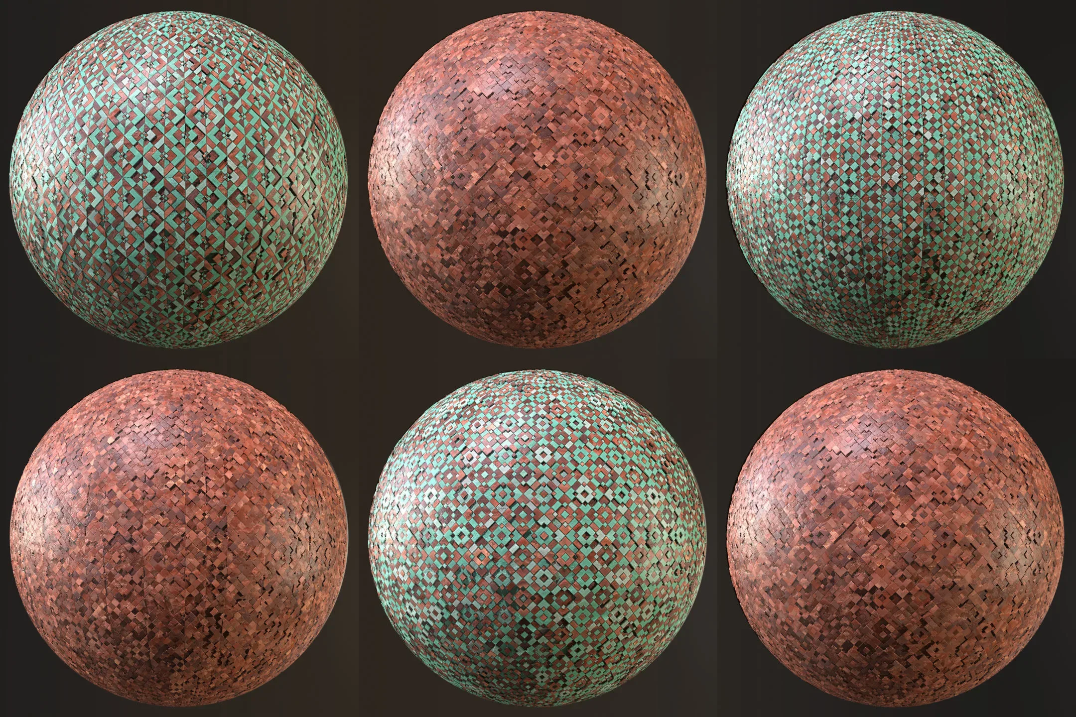 Brick Tile - FlippedNormals