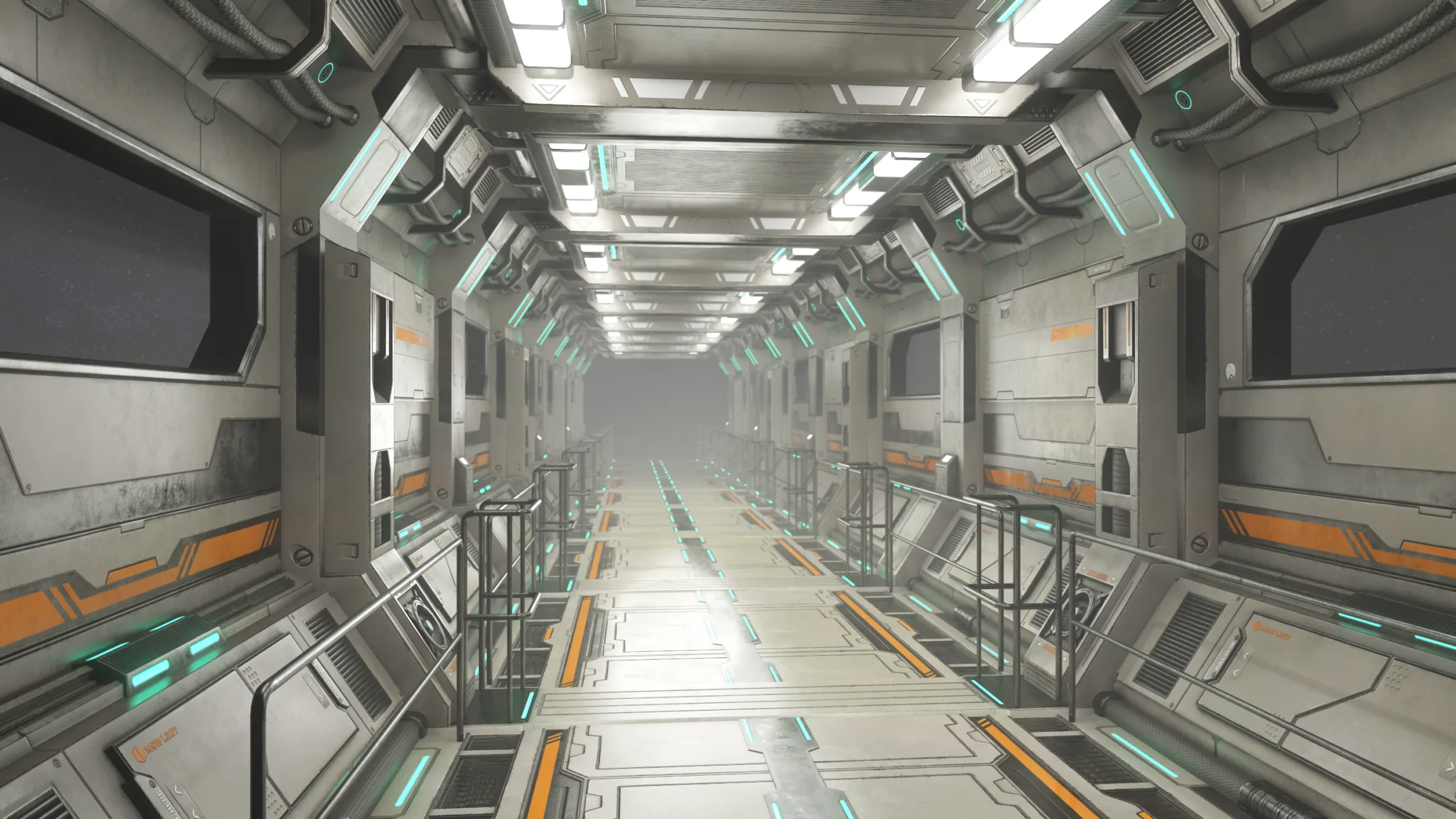Sci-Fi Modular Corridor Version - FlippedNormals