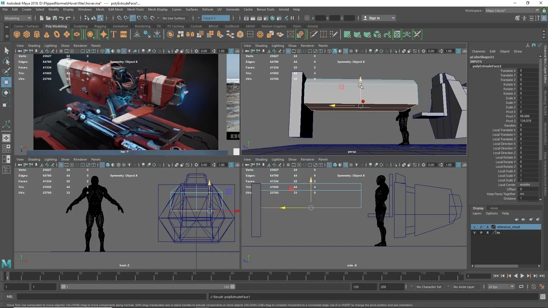 Hard Surface Modeling & Texturing - FlippedNormals
