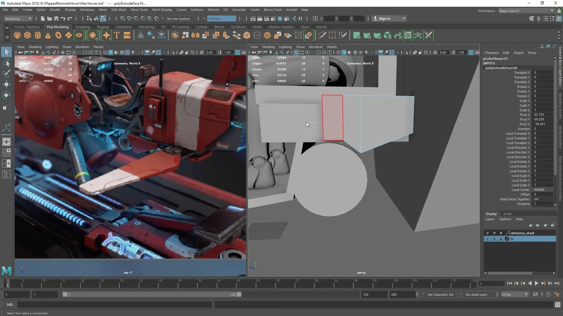 Hard Surface Modeling & Texturing - FlippedNormals