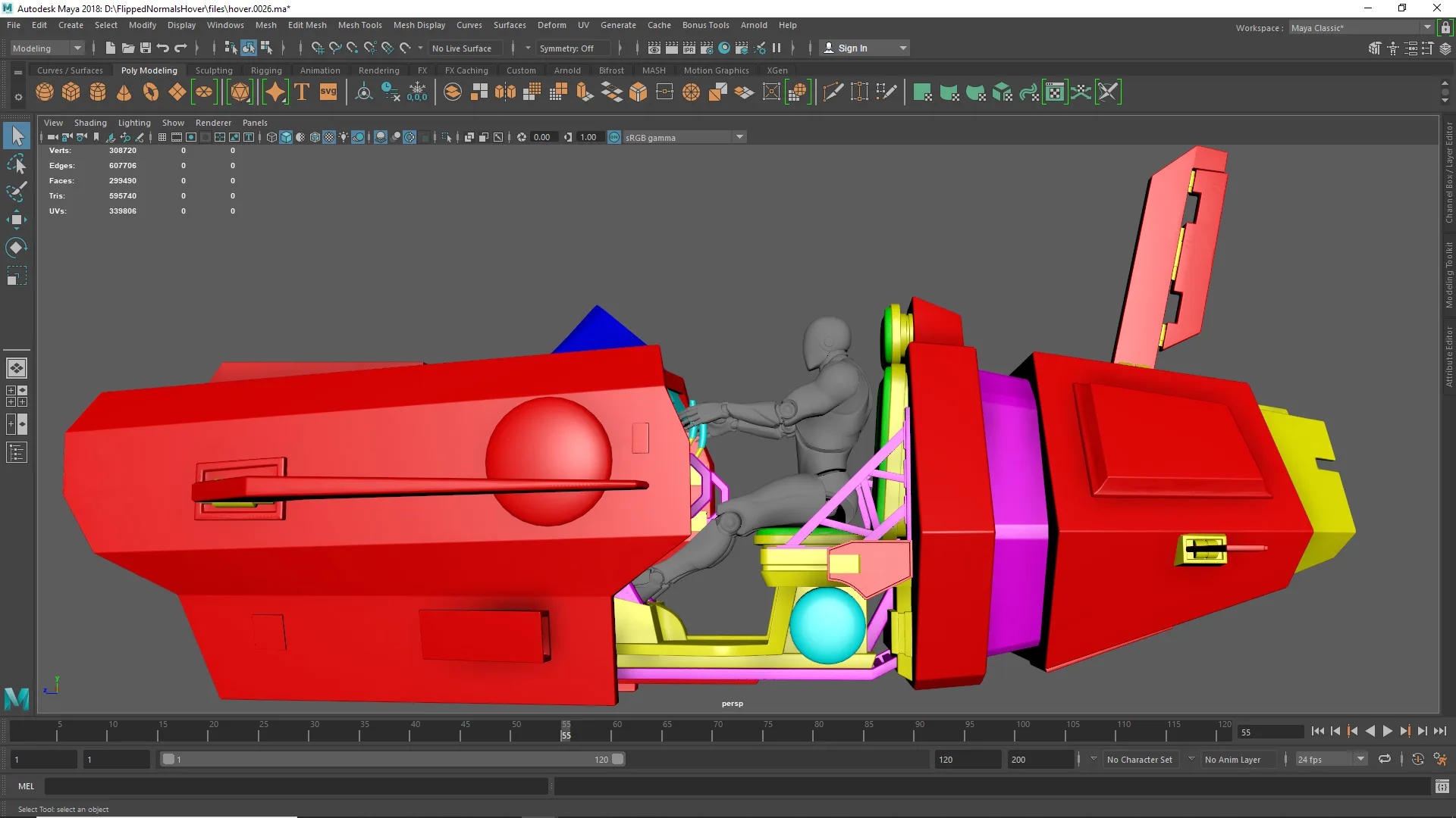 Hard Surface Modeling & Texturing - FlippedNormals