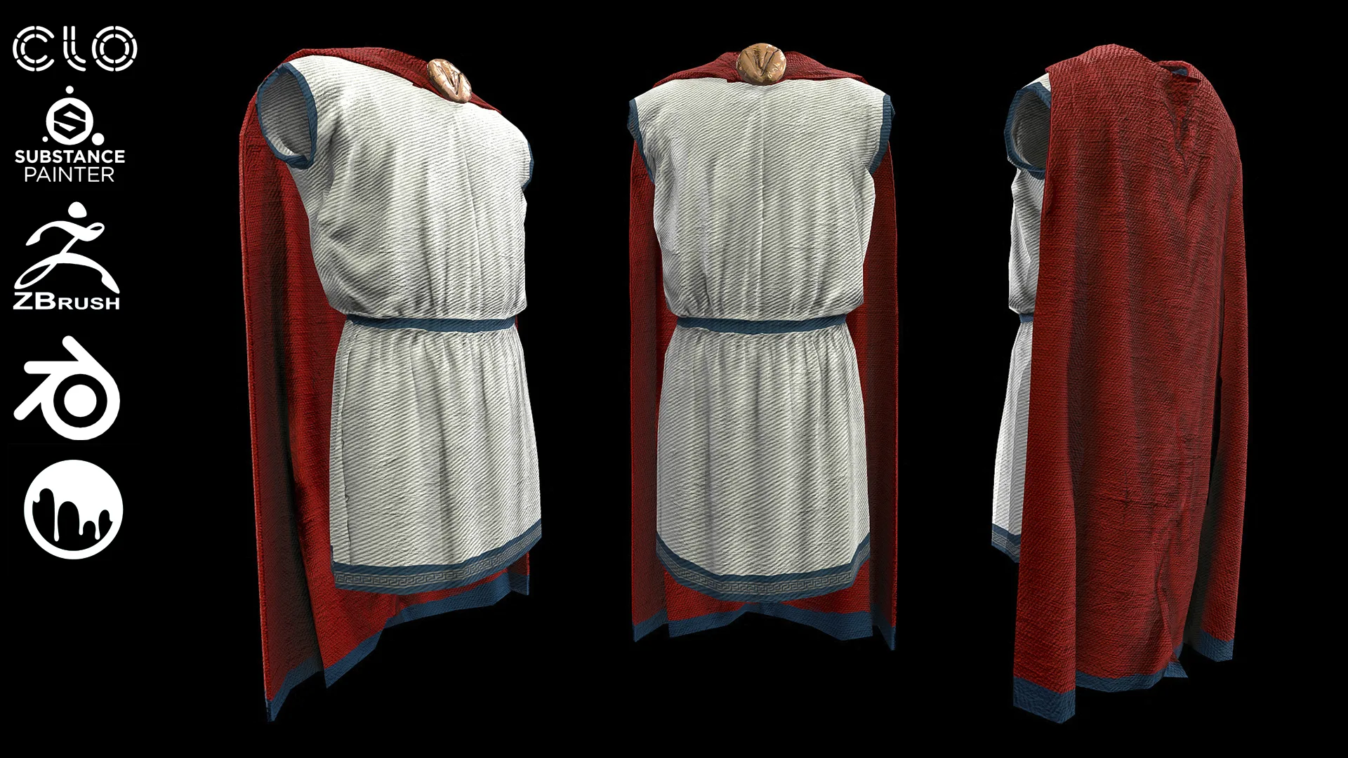 Tutorial - Roman Clothing - Full - FlippedNormals