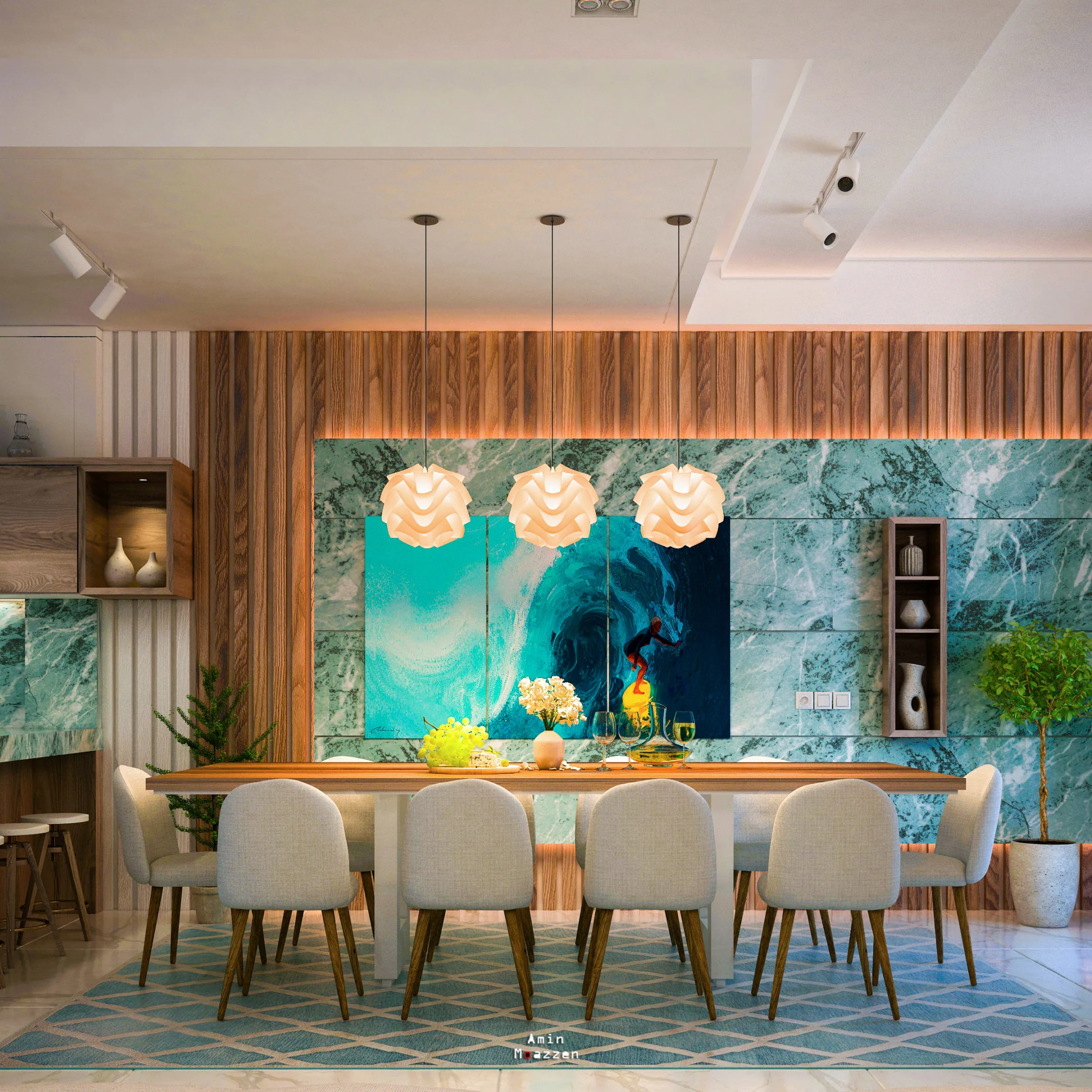 Cyan Interior - FlippedNormals