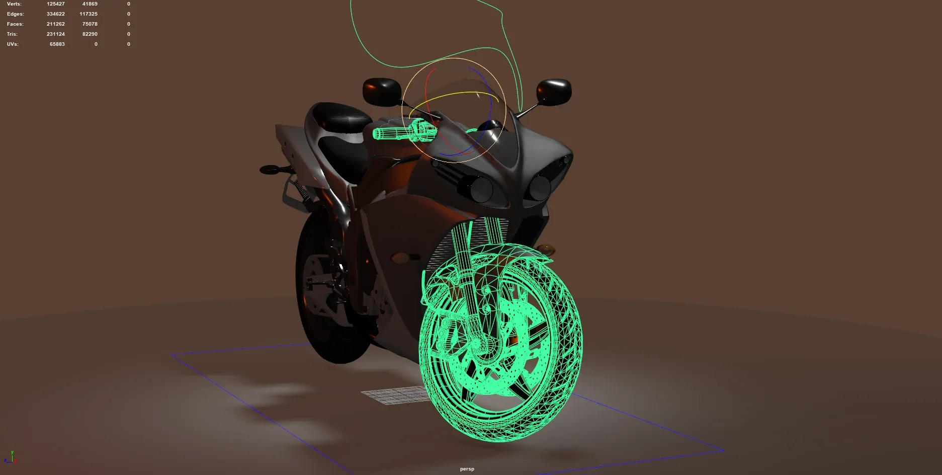 Motorcycle 12 - FlippedNormals