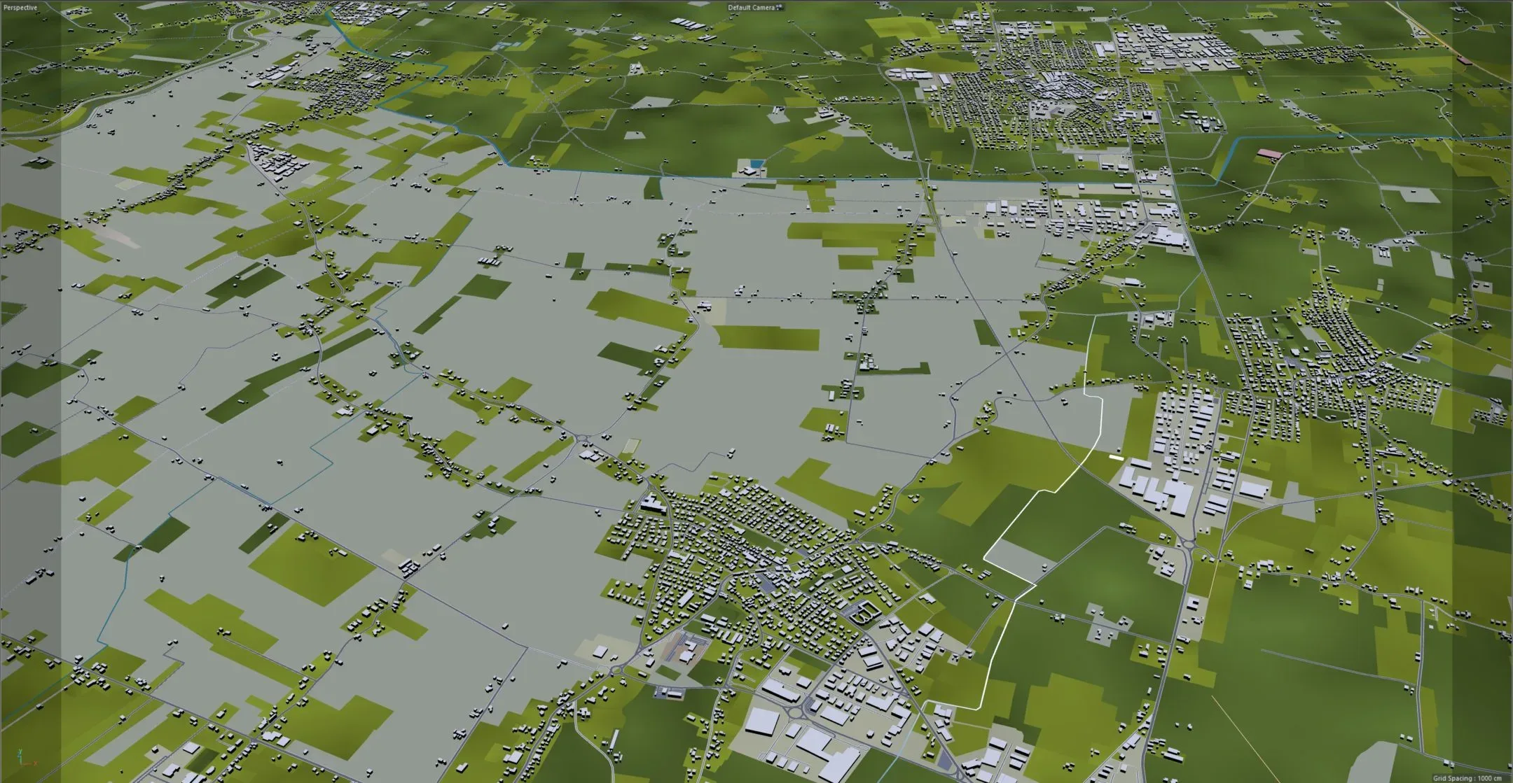 Modena City Italy 3D Model 150KM - FlippedNormals