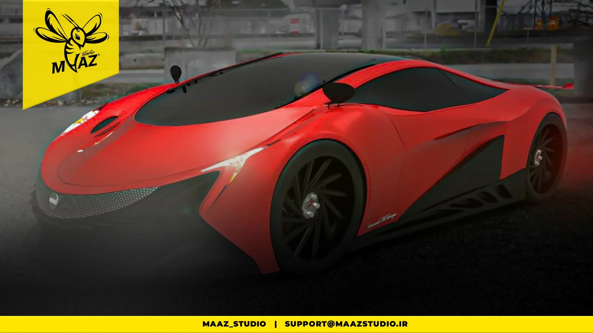 Sport Car - Game Ready - FlippedNormals