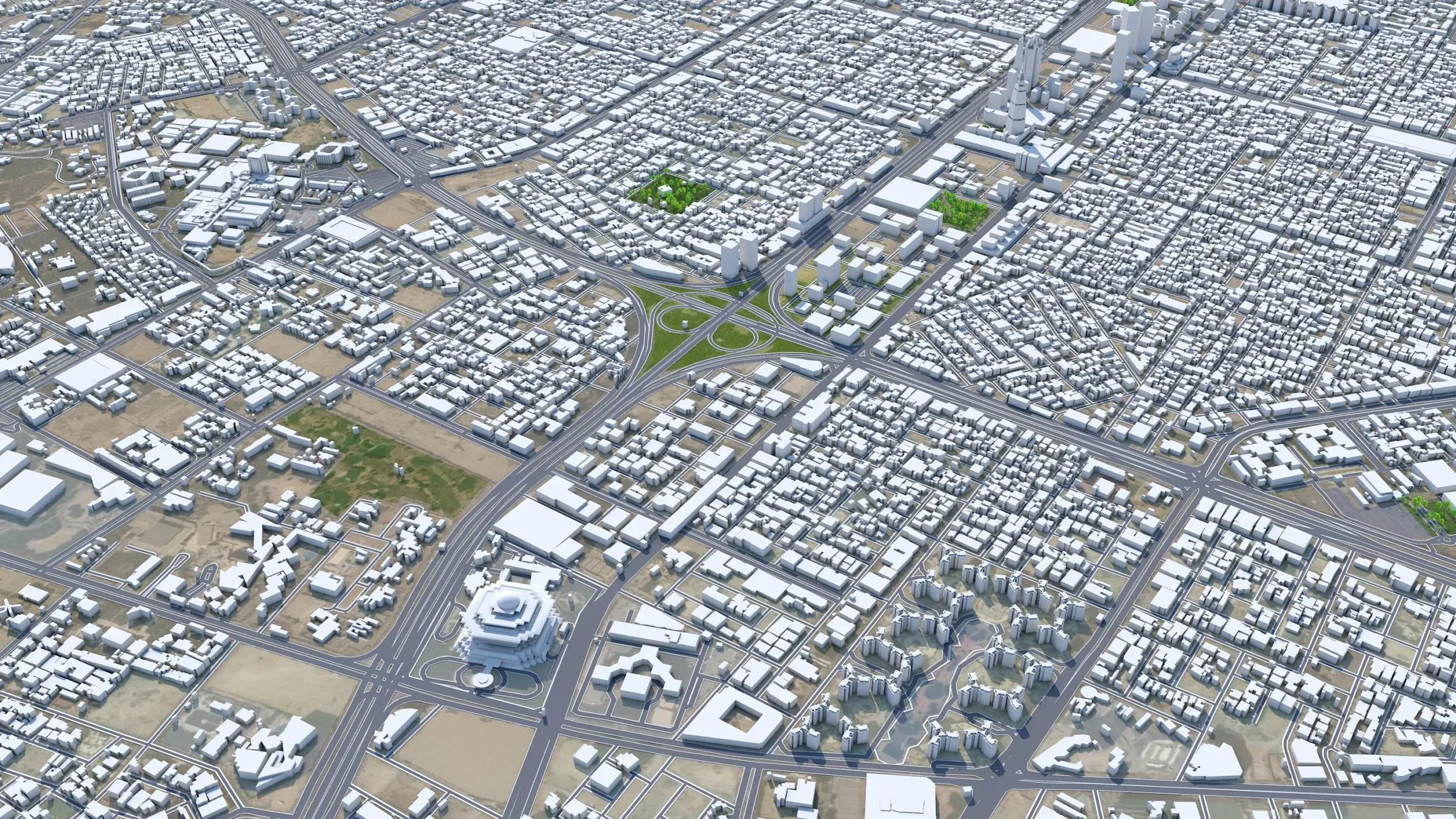 Riyadh City Saudi Arabia 3D Model - FlippedNormals
