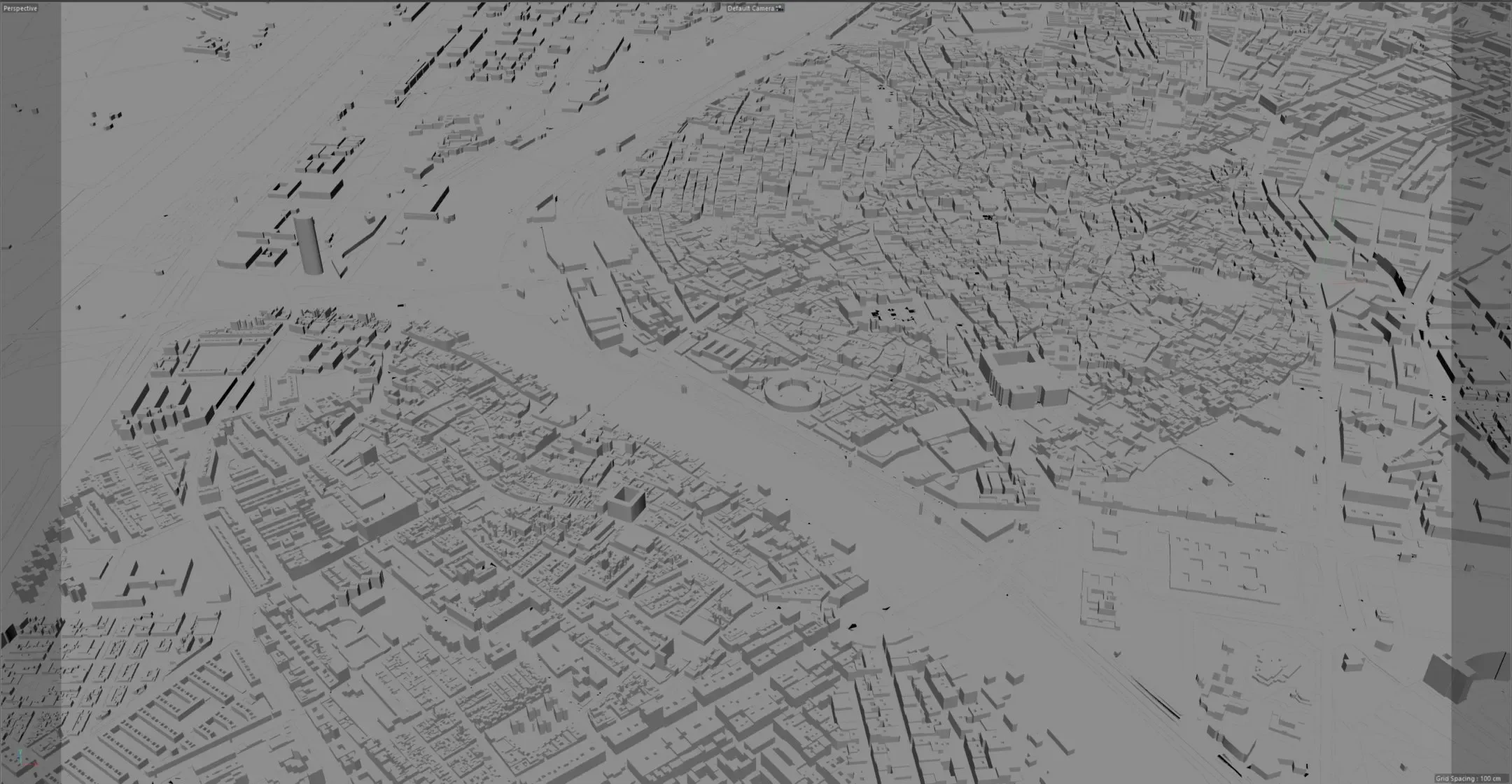 Sevilla City Spain 3D Model 40KM - FlippedNormals