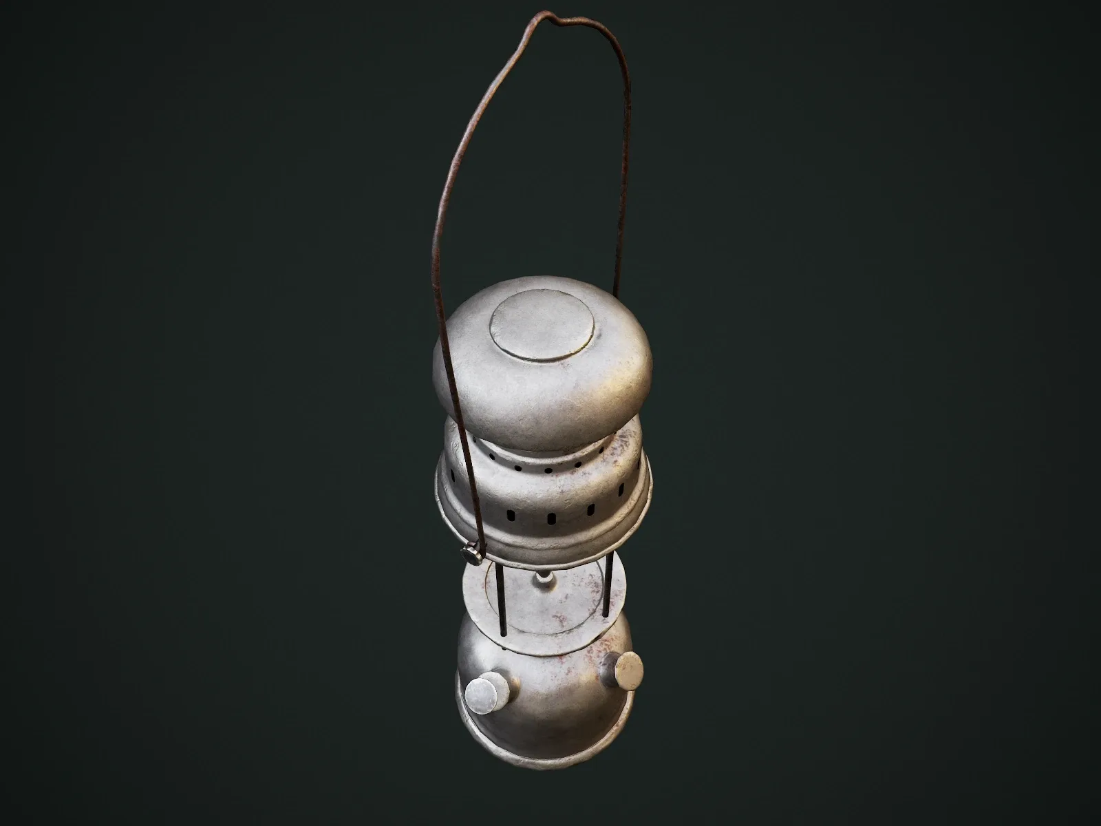 Gas Lamp with 3 Textures and 3 - FlippedNormals
