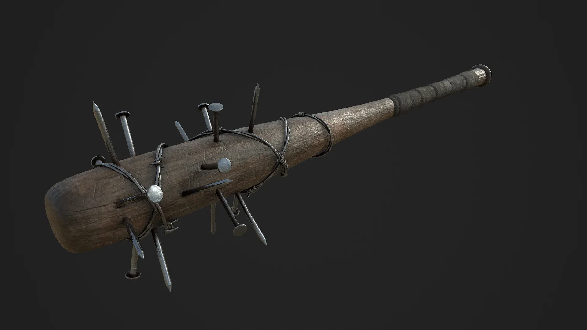 Barbed Baseball Bat Weapon - FlippedNormals