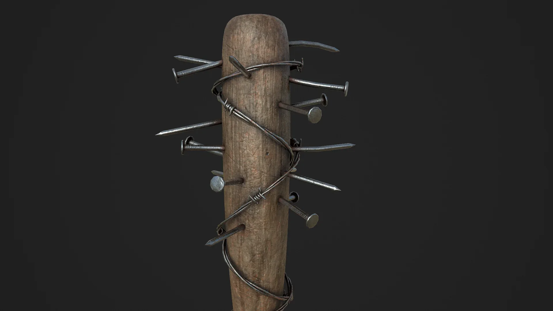 Barbed Baseball Bat Weapon - FlippedNormals