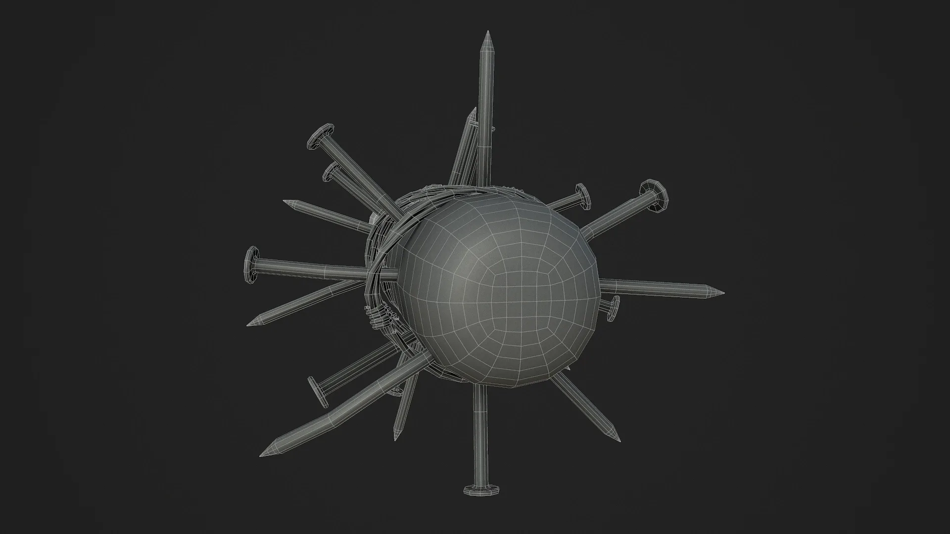 Barbed Baseball Bat Weapon - FlippedNormals