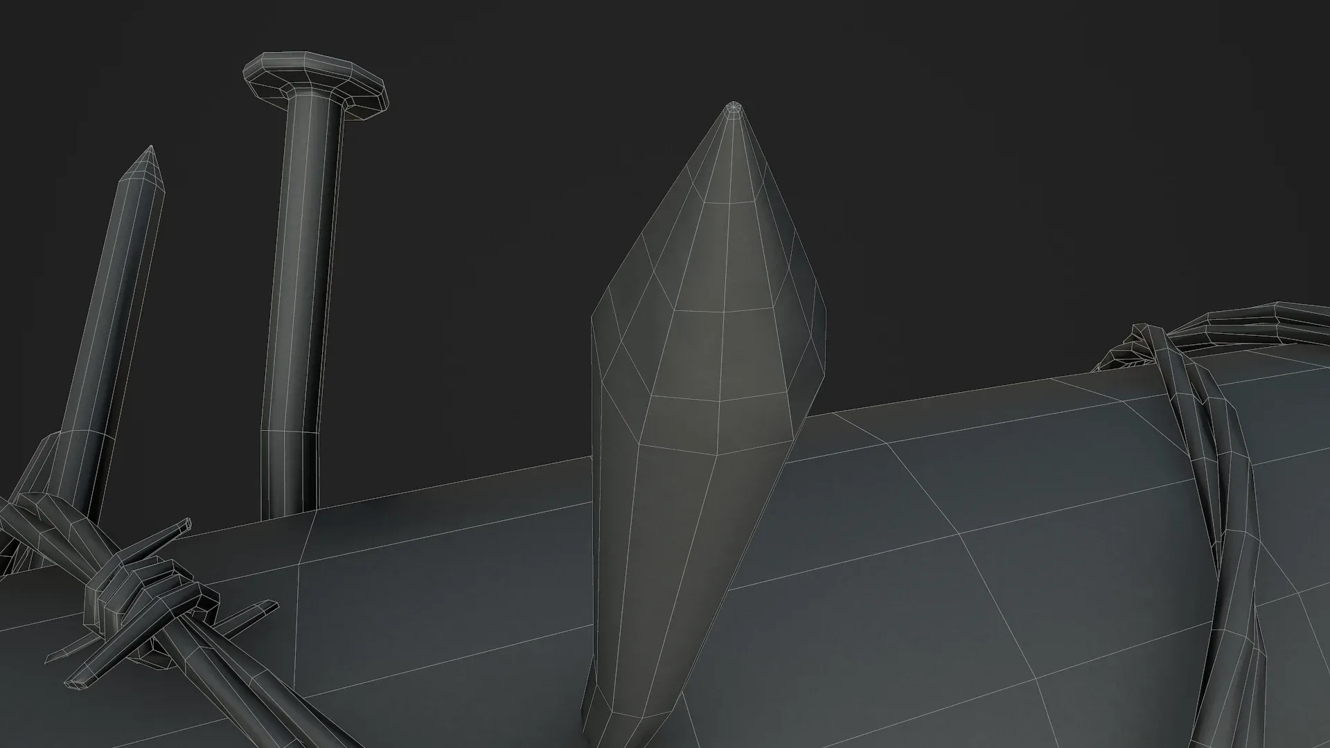 Barbed Baseball Bat Weapon - FlippedNormals