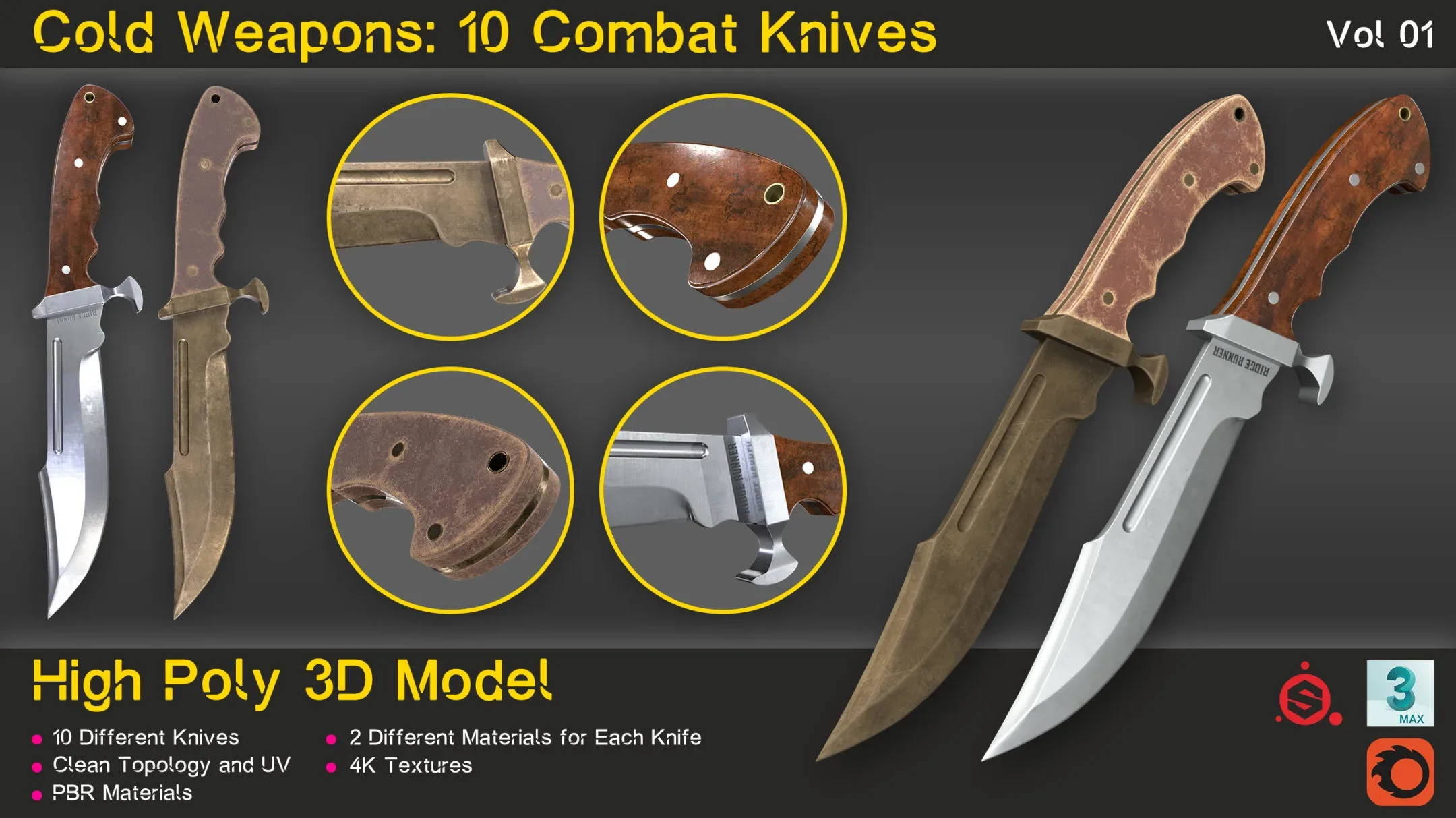 Cold Weapons: 10 Combat Knives - FlippedNormals