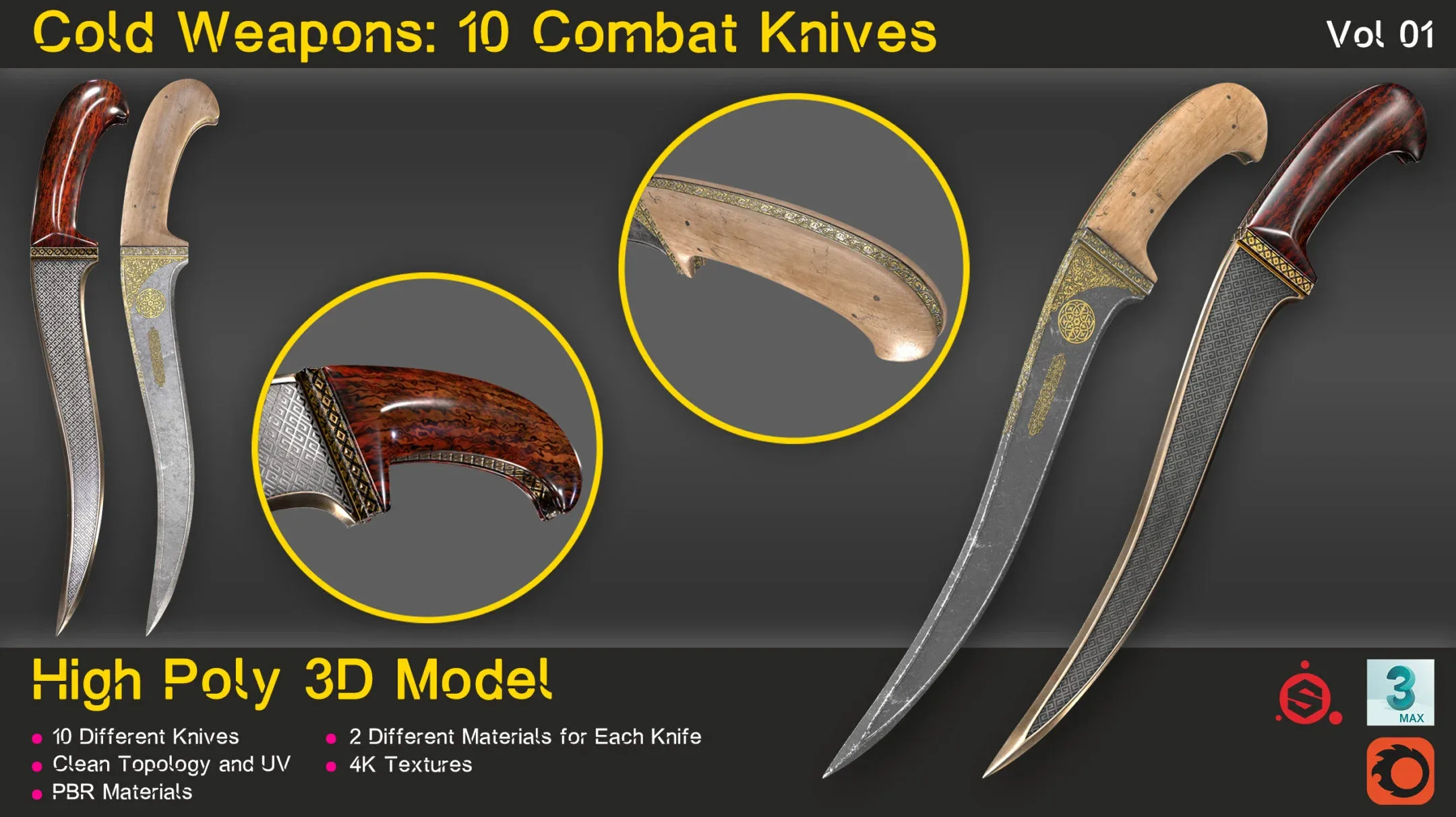 Cold Weapons: 10 Combat Knives - FlippedNormals