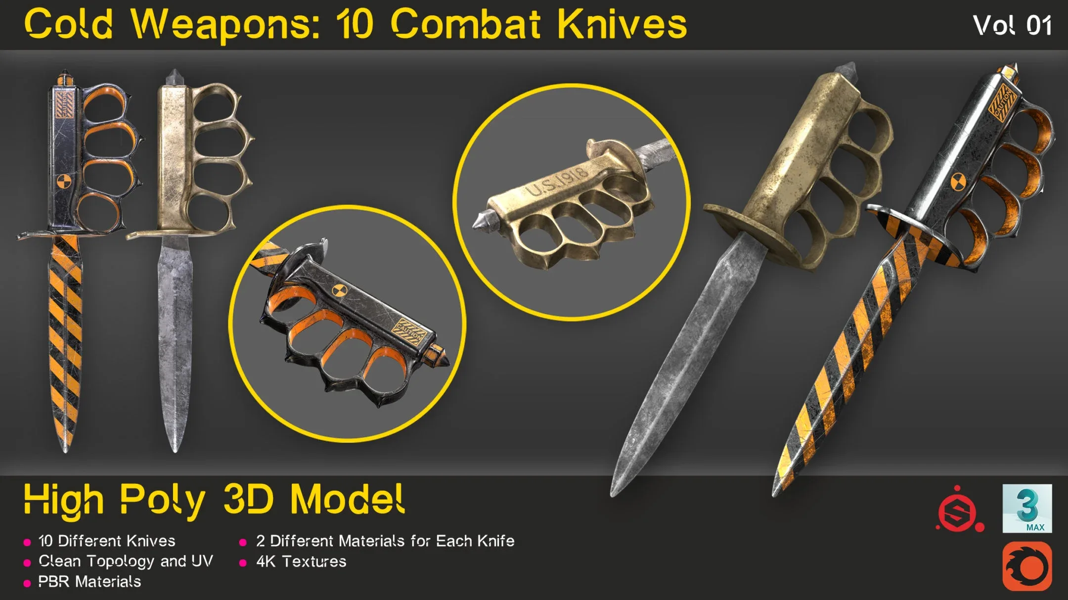Cold Weapons: 10 Combat Knives - FlippedNormals