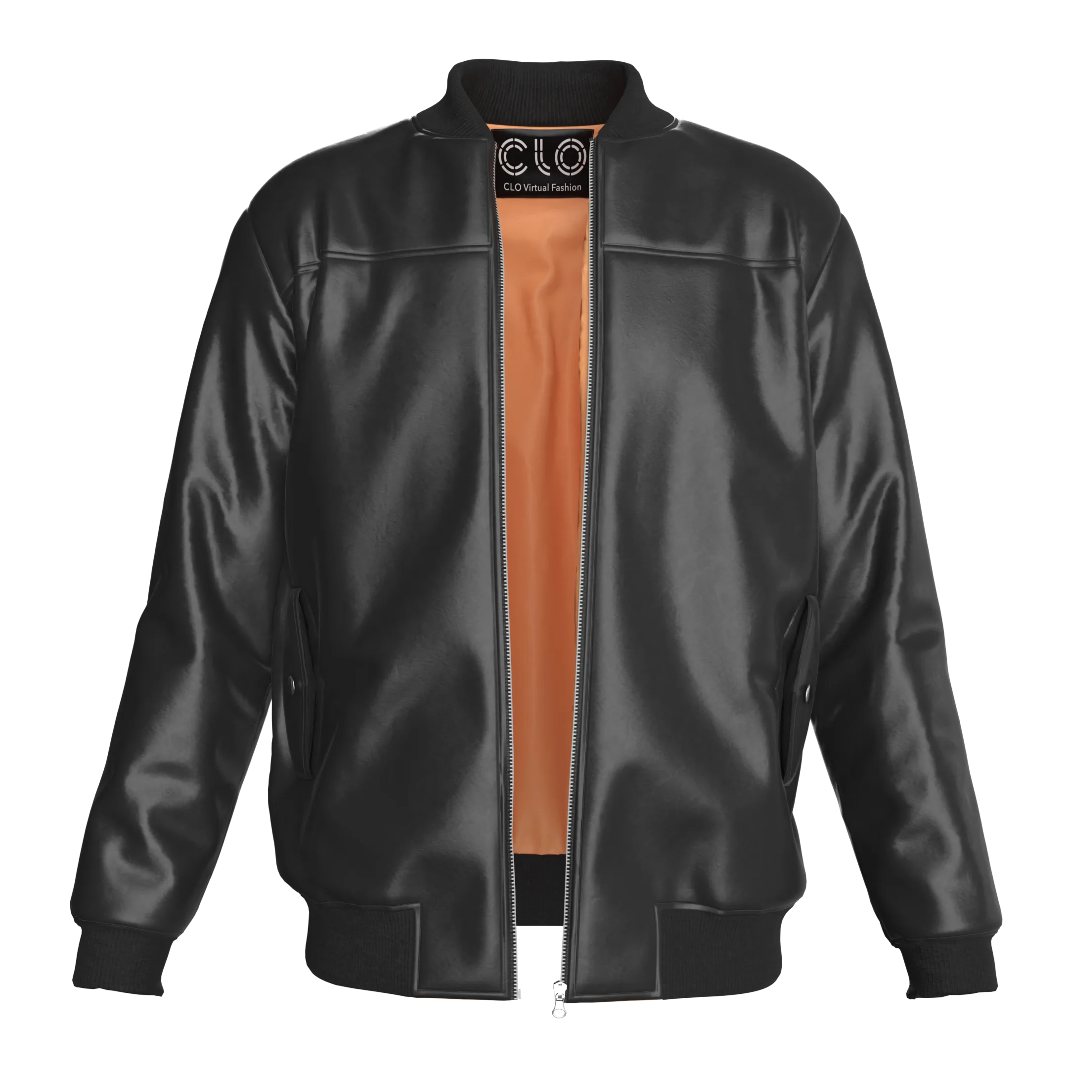 Leather Bomber Jacket, Marvelous - FlippedNormals