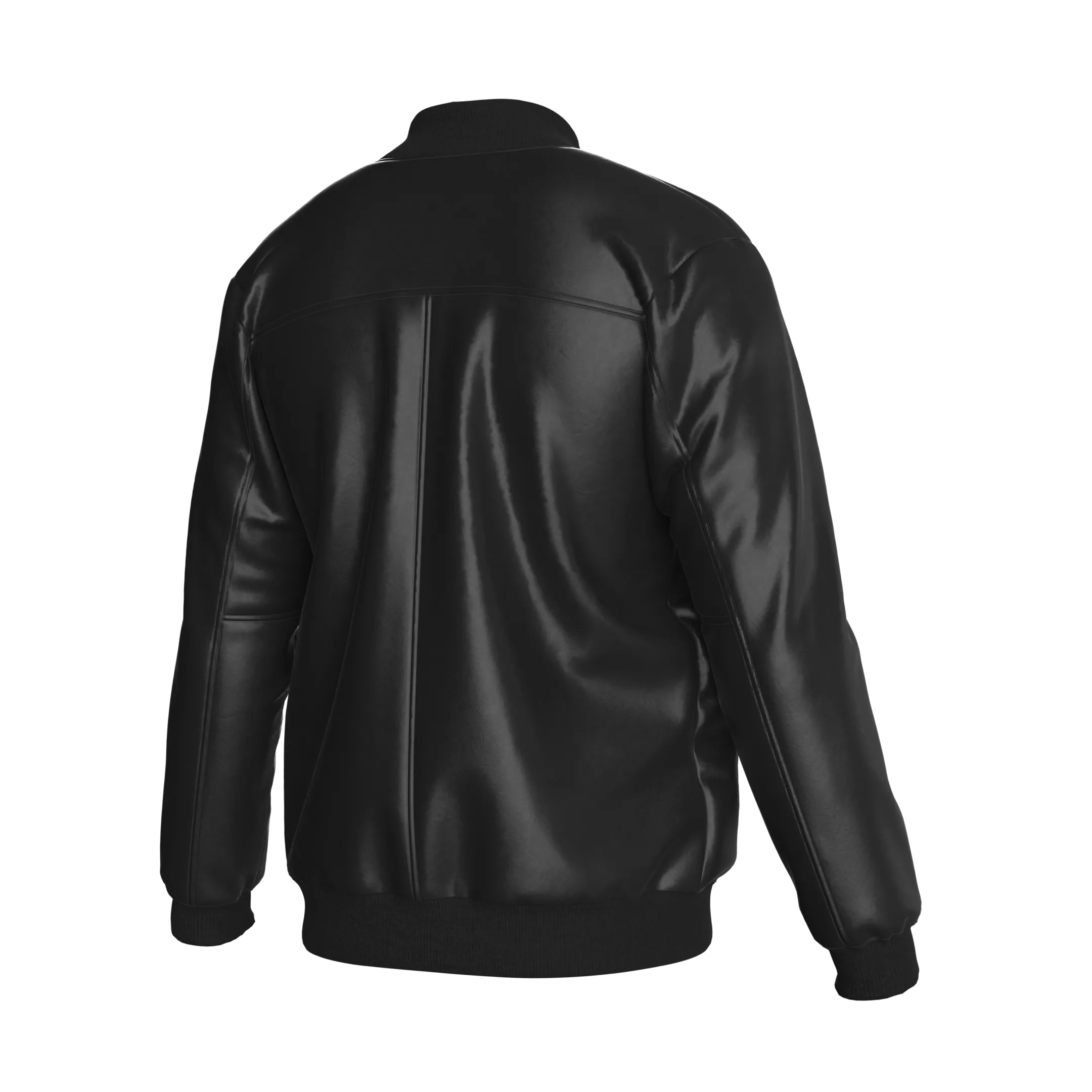 Leather Bomber Jacket, Marvelous - FlippedNormals