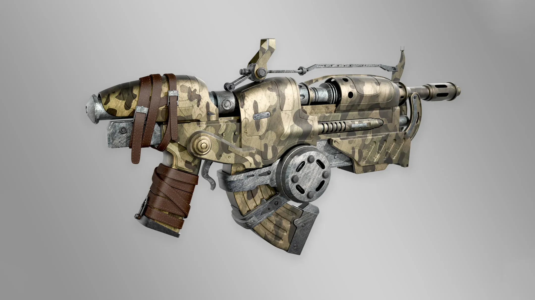 Weapon 3D Model (Gun) - FlippedNormals