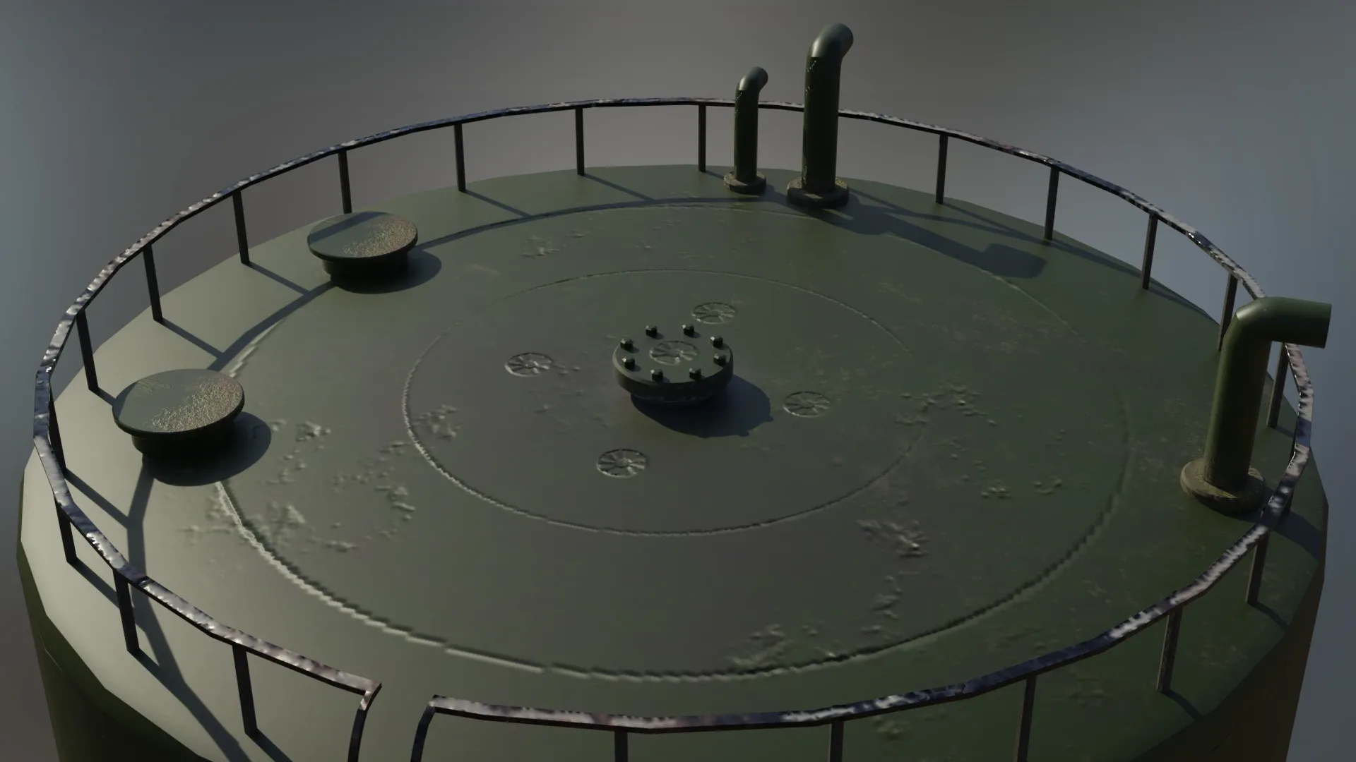 Large Industrial Propane Gas Storage - FlippedNormals