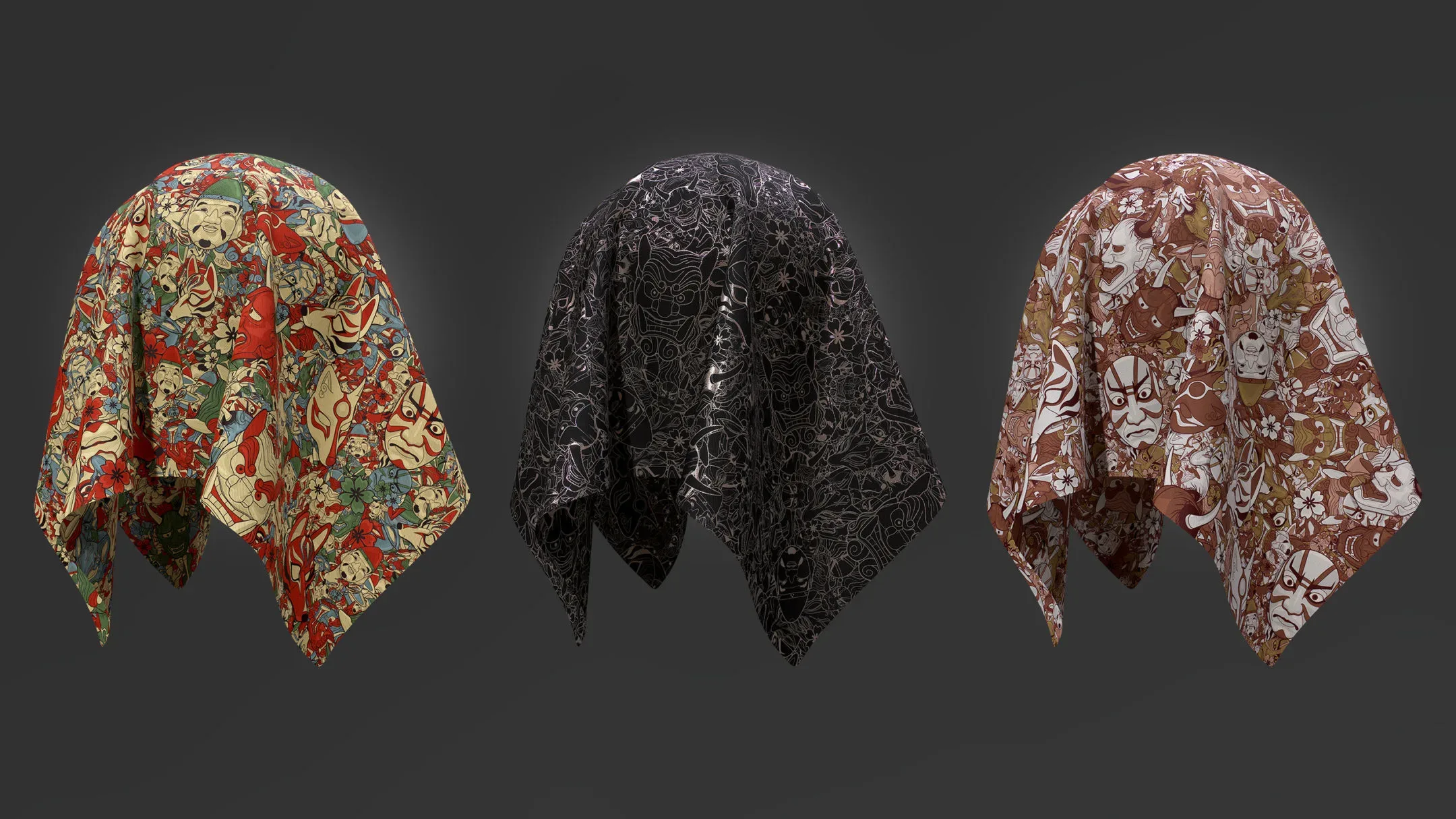 Kabuki Fabric - Maps Only - FlippedNormals