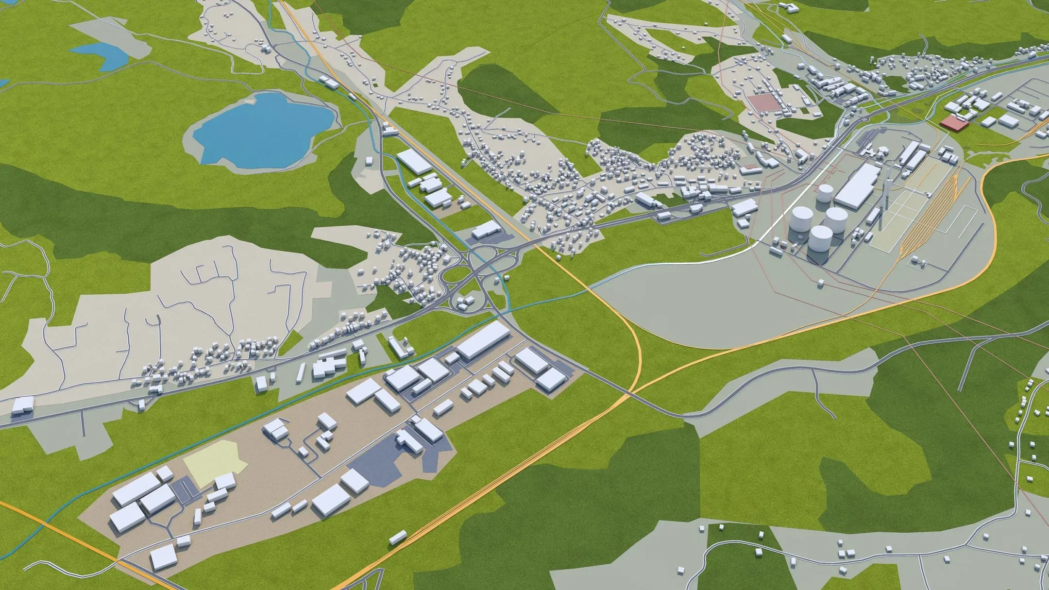 Tuzla Bosnia & Herzegovina City - FlippedNormals