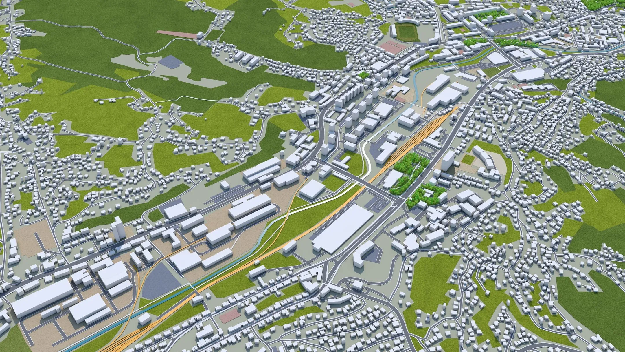 Tuzla Bosnia & Herzegovina City - FlippedNormals