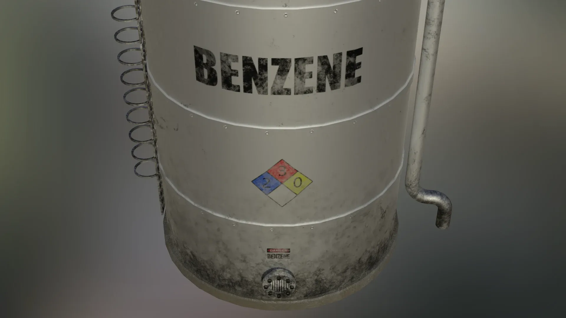 Industrial Benzene Storage Tank - FlippedNormals