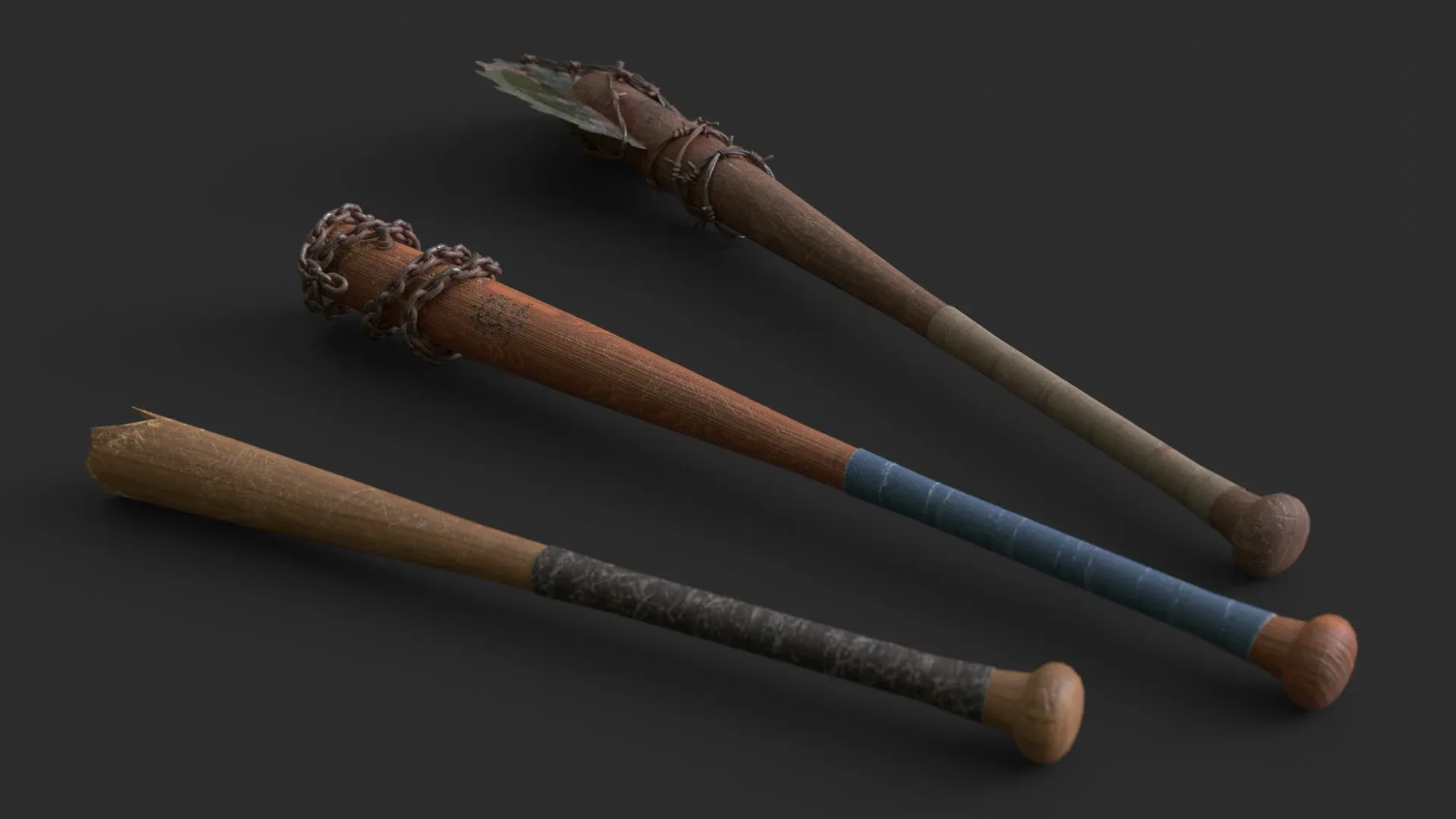Baseball Bats Assets 02 - FlippedNormals