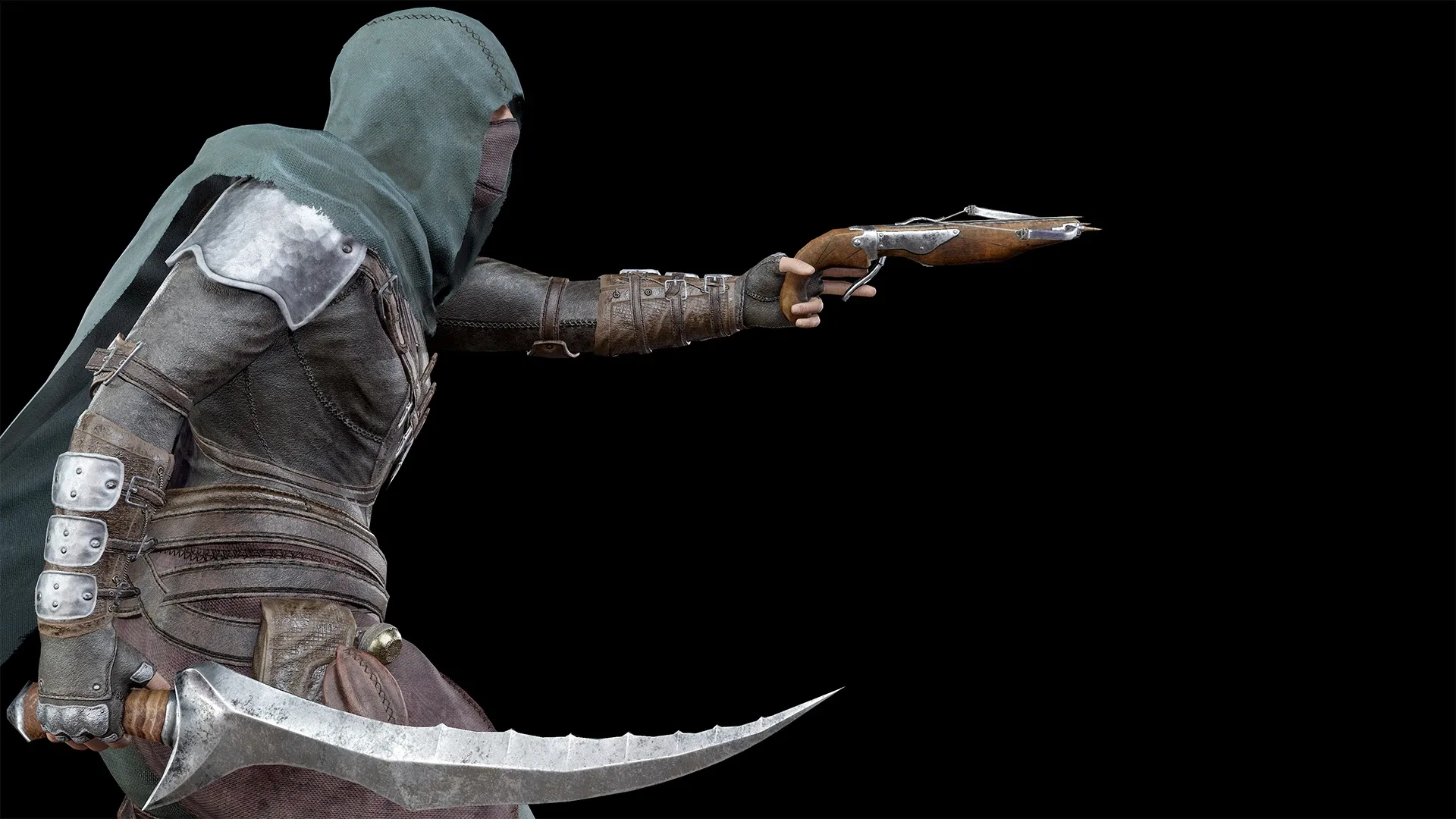 Assassin - Rigged & Animated - FlippedNormals