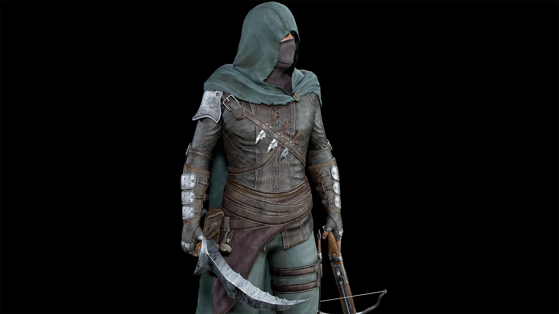 Assassin - Rigged & Animated - FlippedNormals