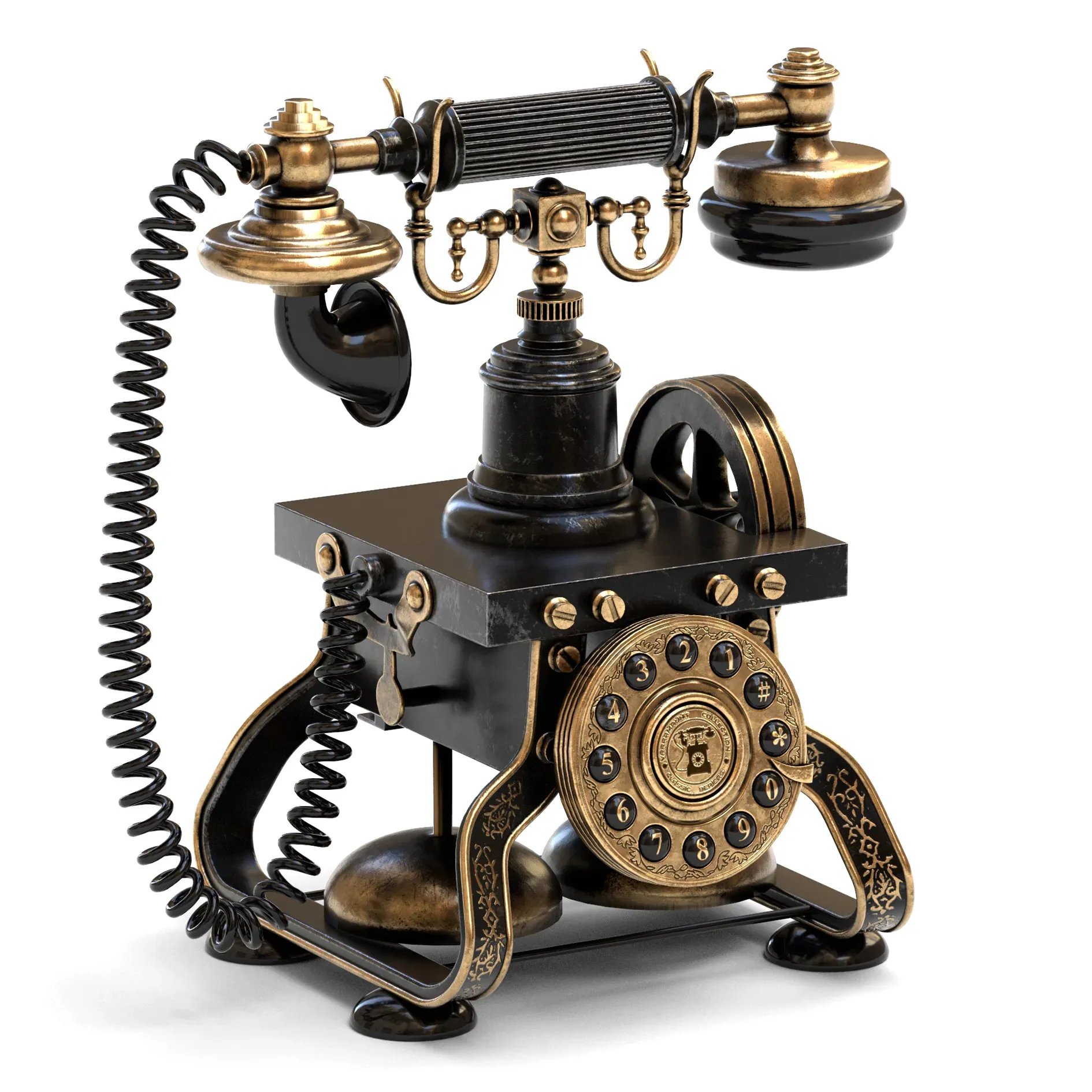 Antique Telephone Classic Rotating - FlippedNormals