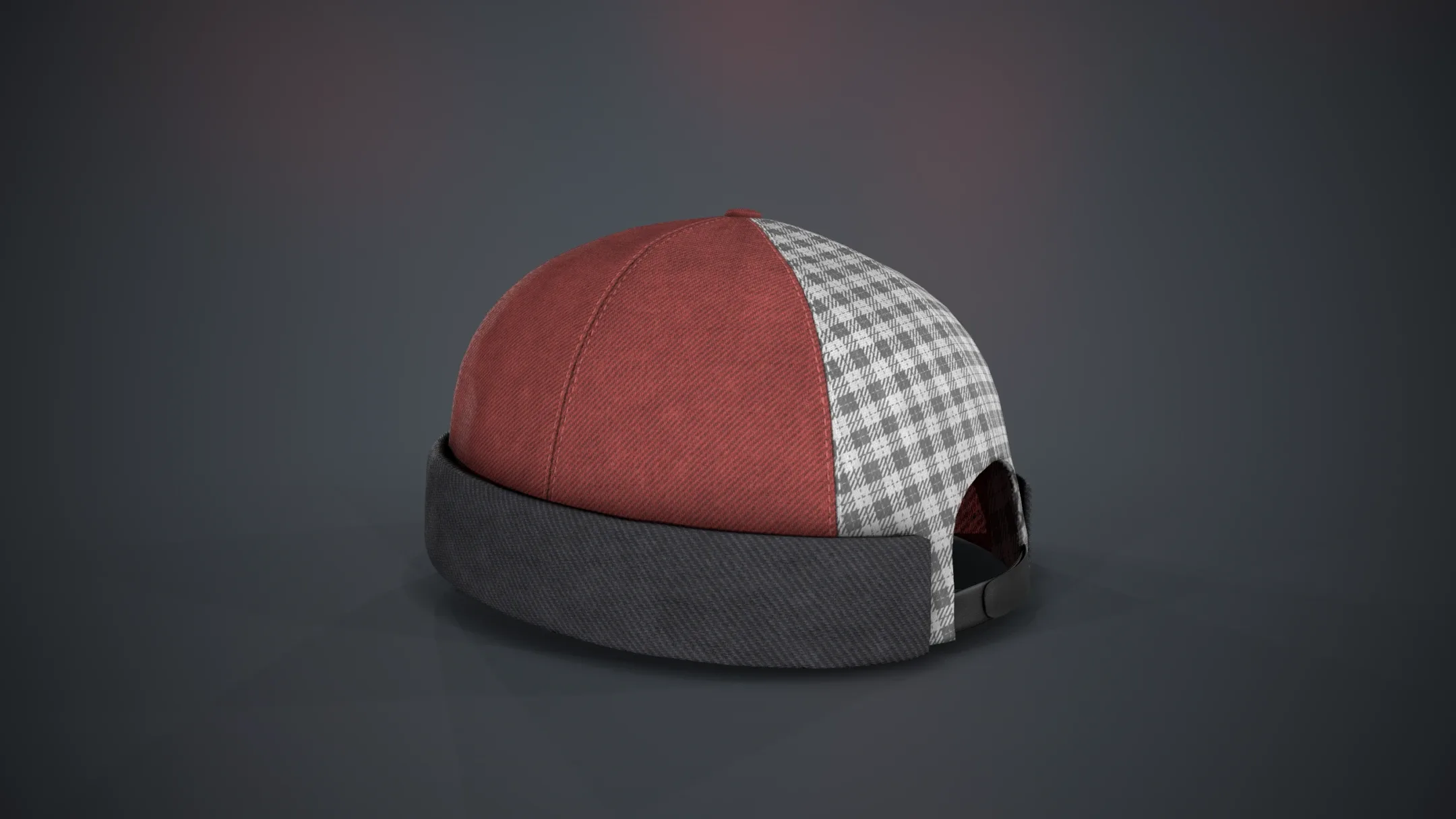 Red Jeans Brimless Cap - FlippedNormals