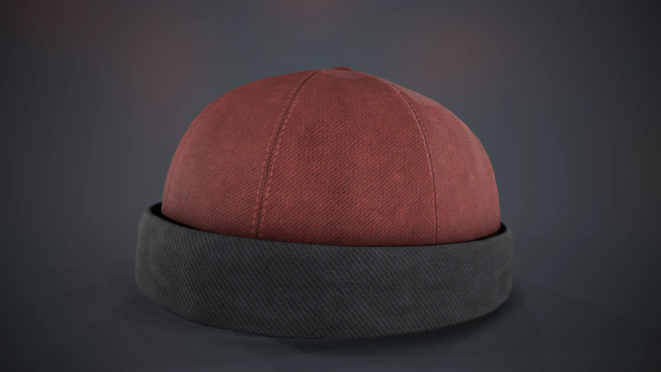 Red Jeans Brimless Cap - FlippedNormals