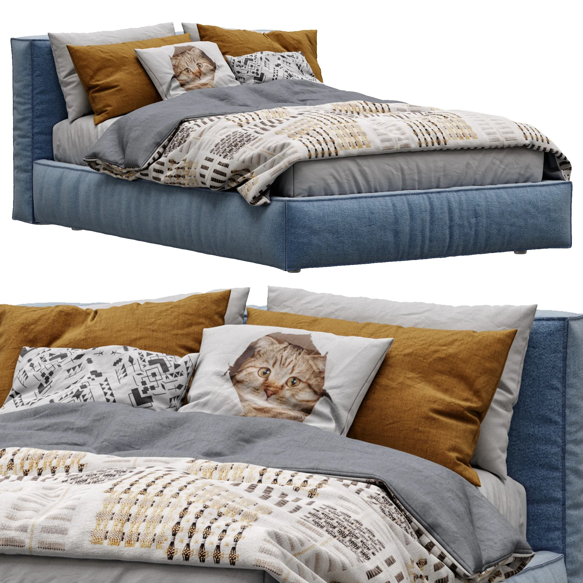 Flexteam Bed SLIM ONE - FlippedNormals