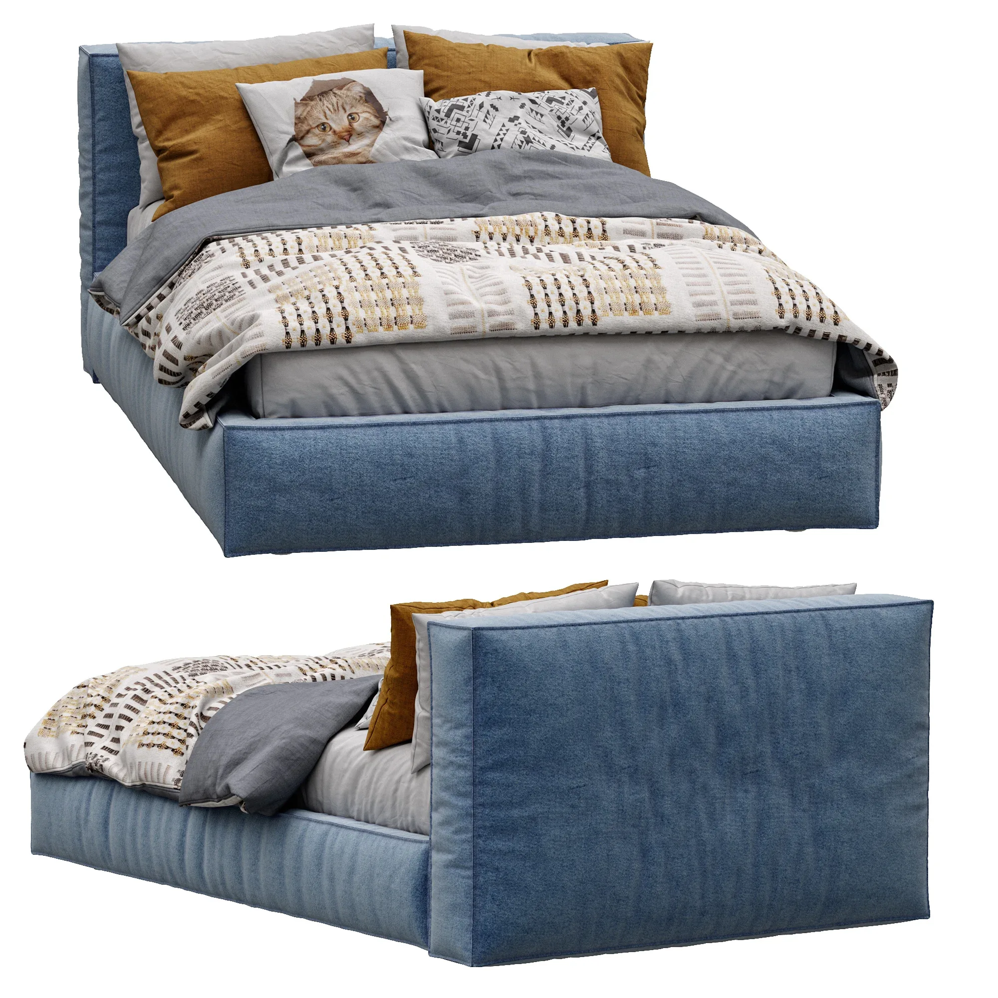 Flexteam Bed SLIM ONE - FlippedNormals