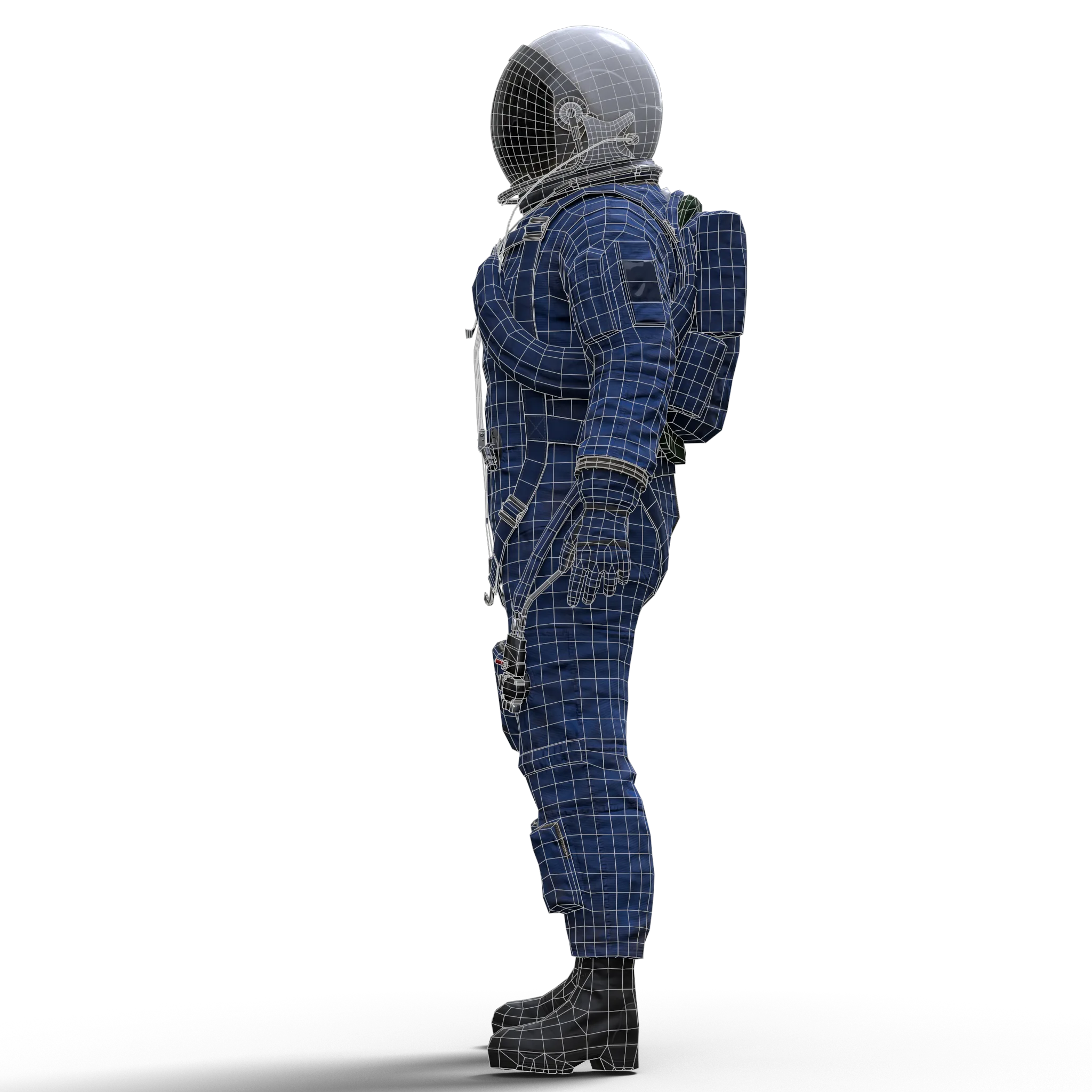 CS02 Male Space Suit - FlippedNormals