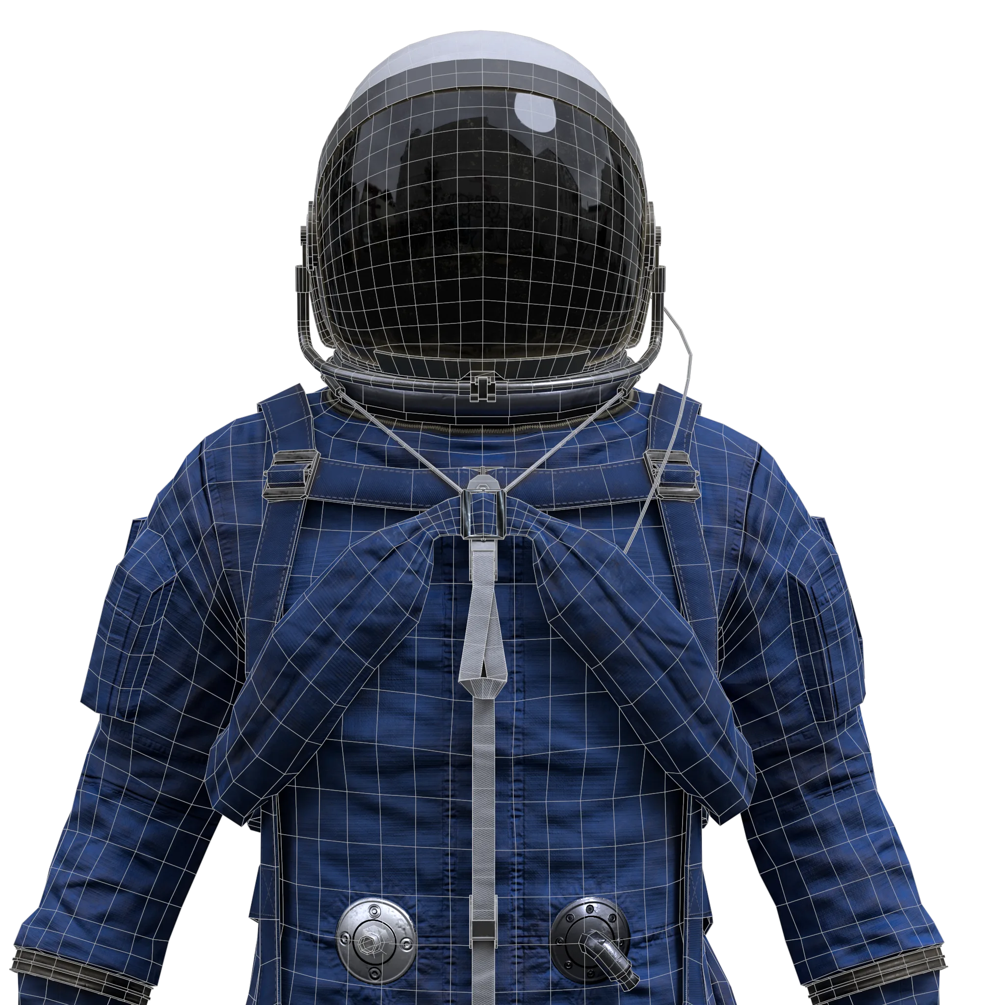 CS02 Male Space Suit - FlippedNormals