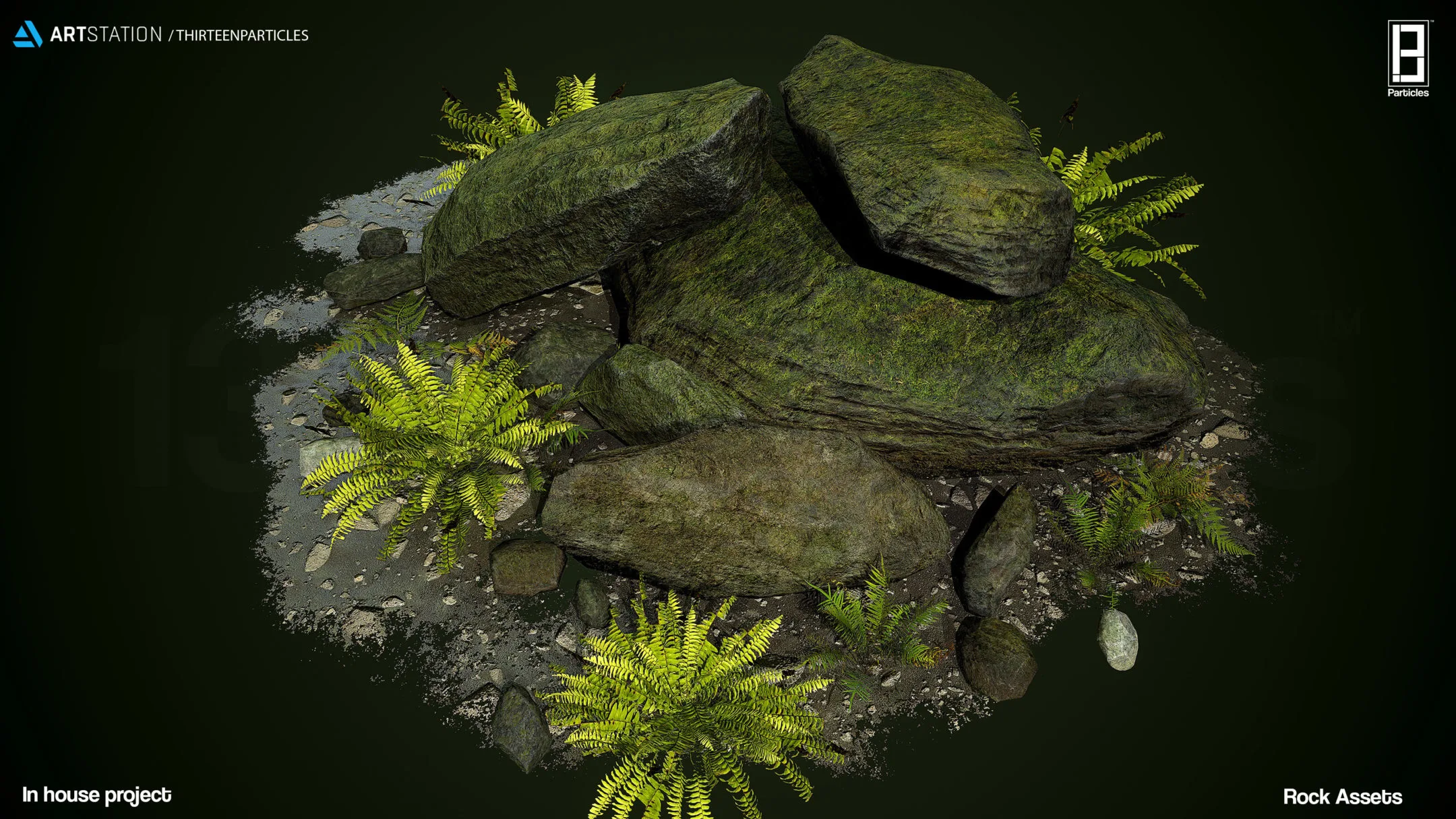 Rocks Low-poly Game Ready Asset - FlippedNormals