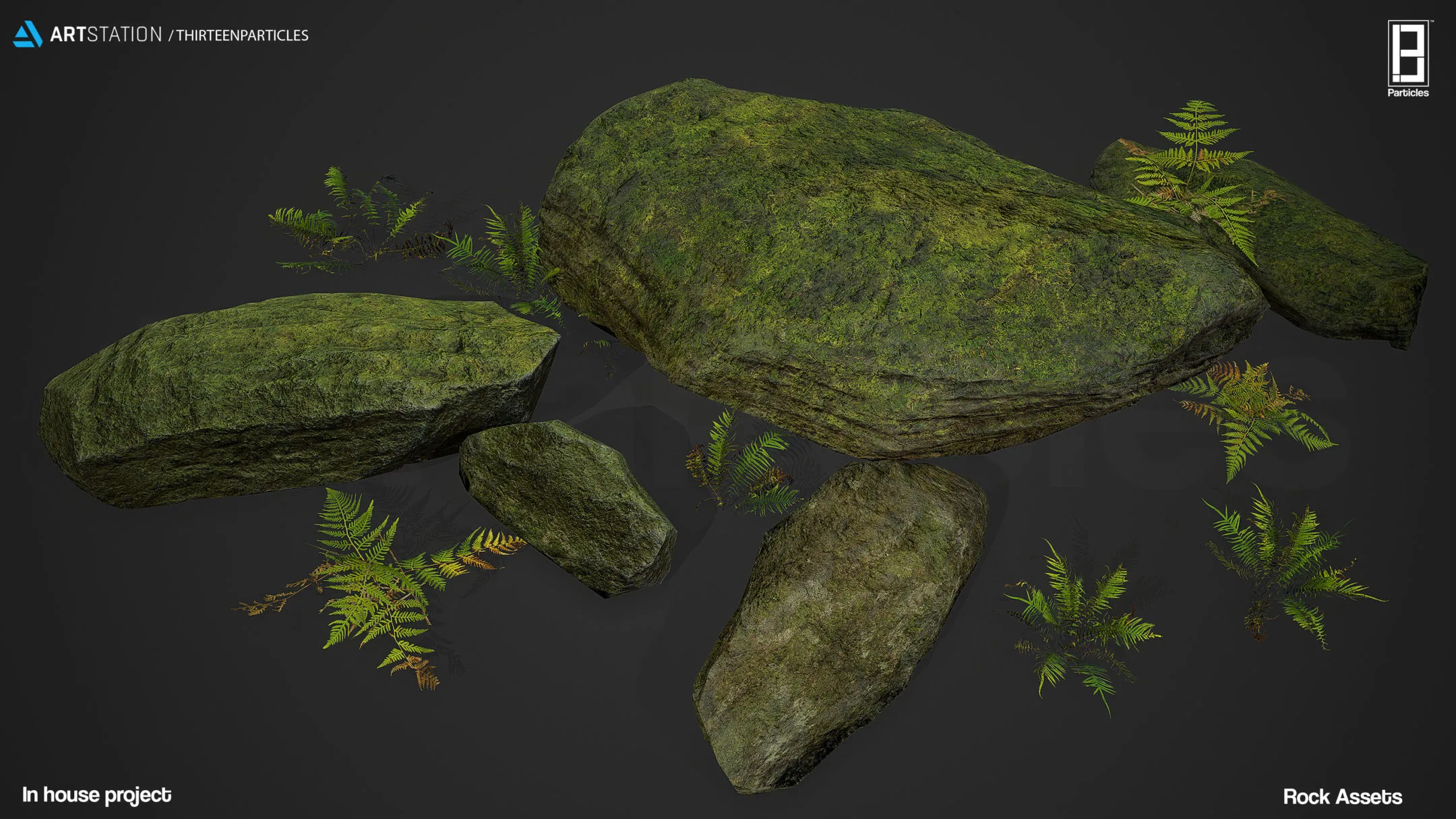 Rocks Low-poly Game Ready Asset - FlippedNormals