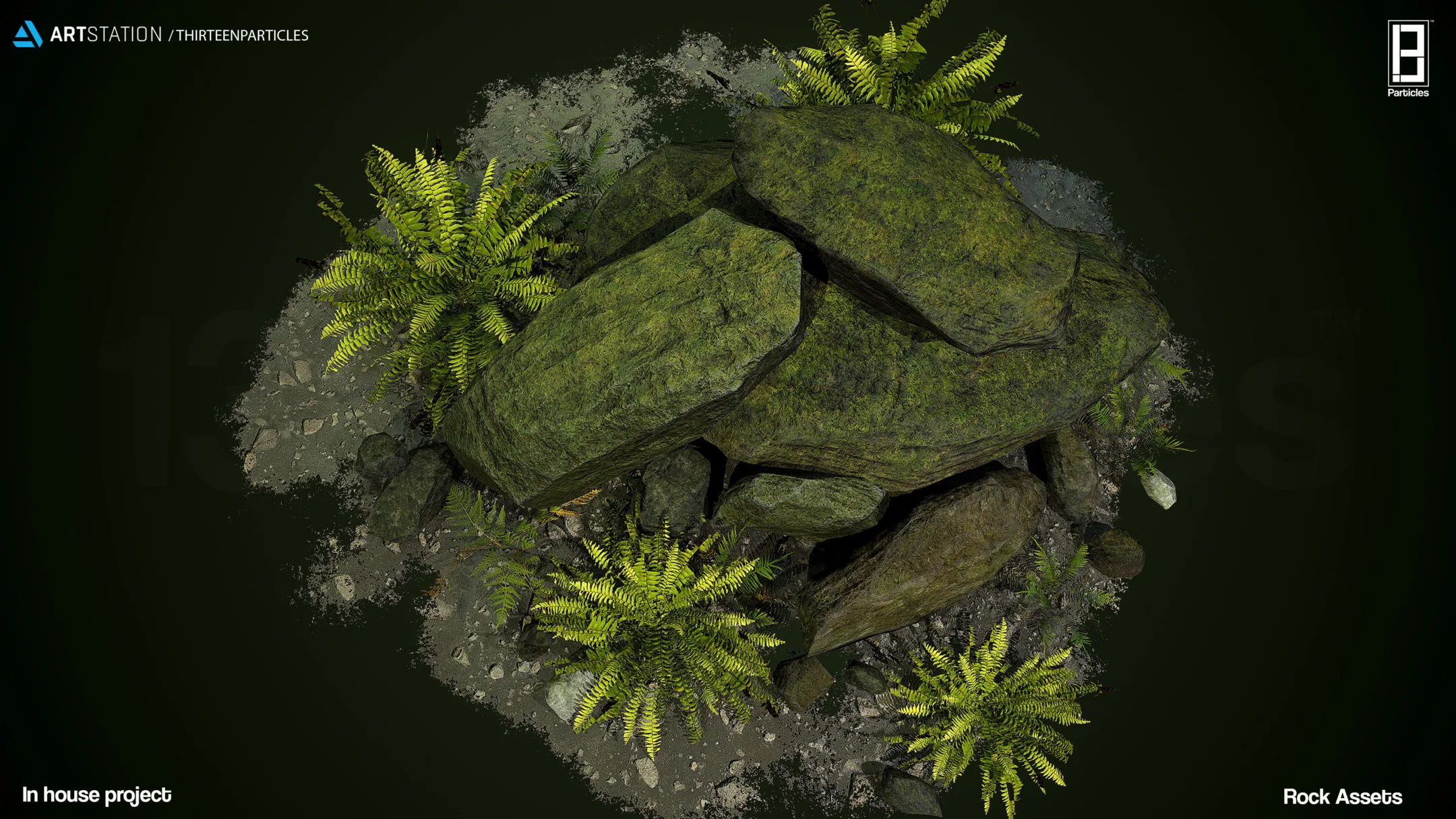 Rocks Low-poly Game Ready Asset - FlippedNormals