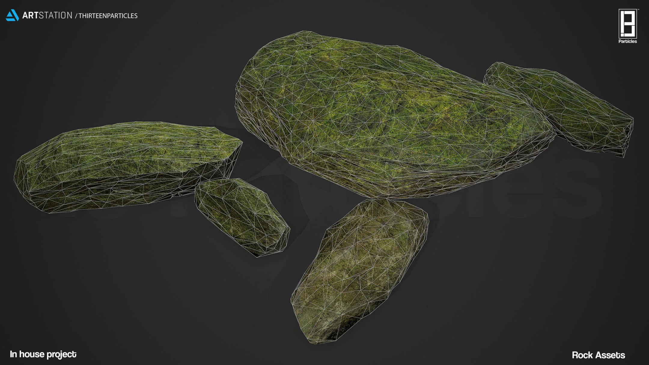 Rocks Low-poly Game Ready Asset - FlippedNormals