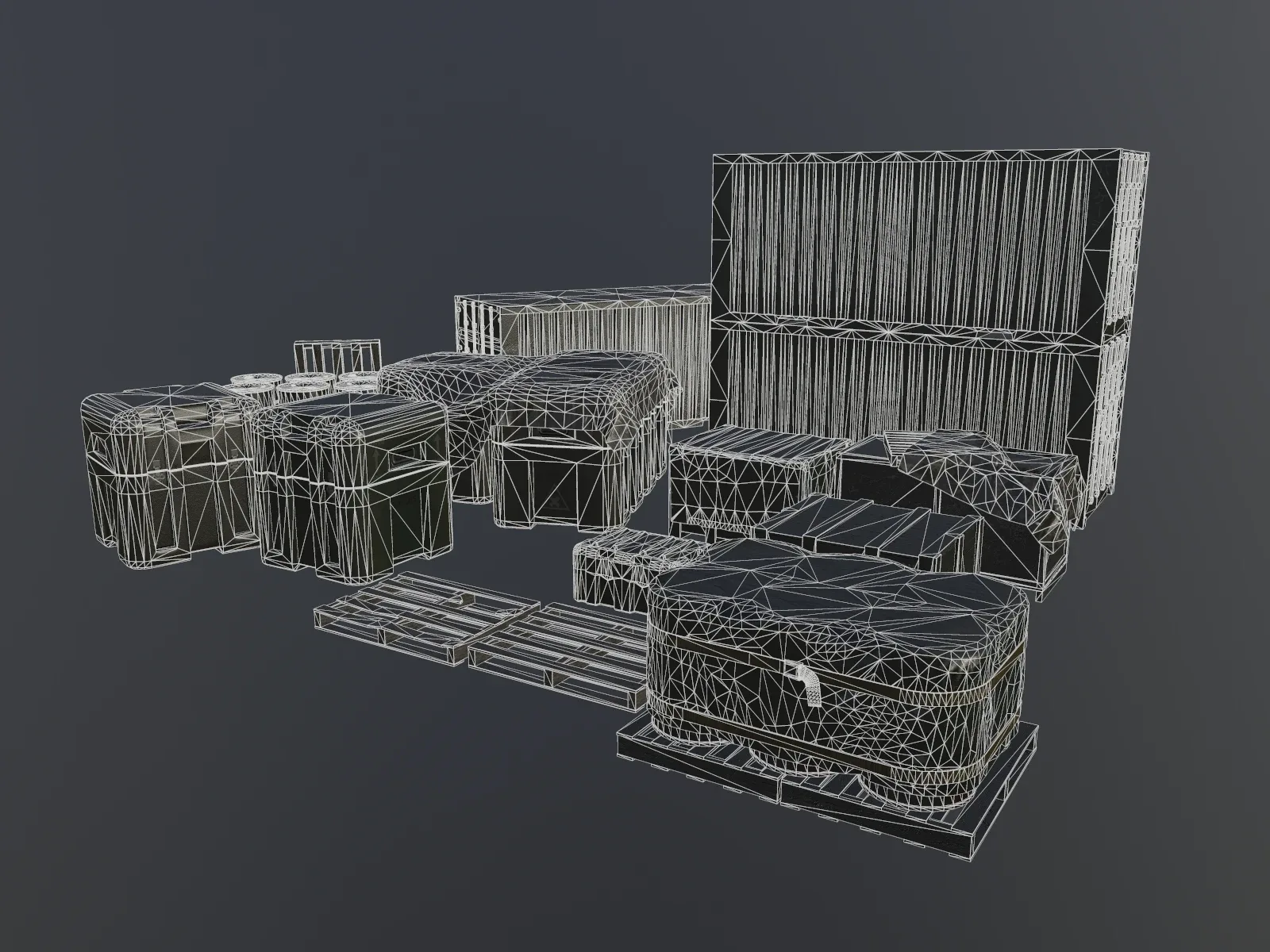 Military Containers & Crates Pack - FlippedNormals