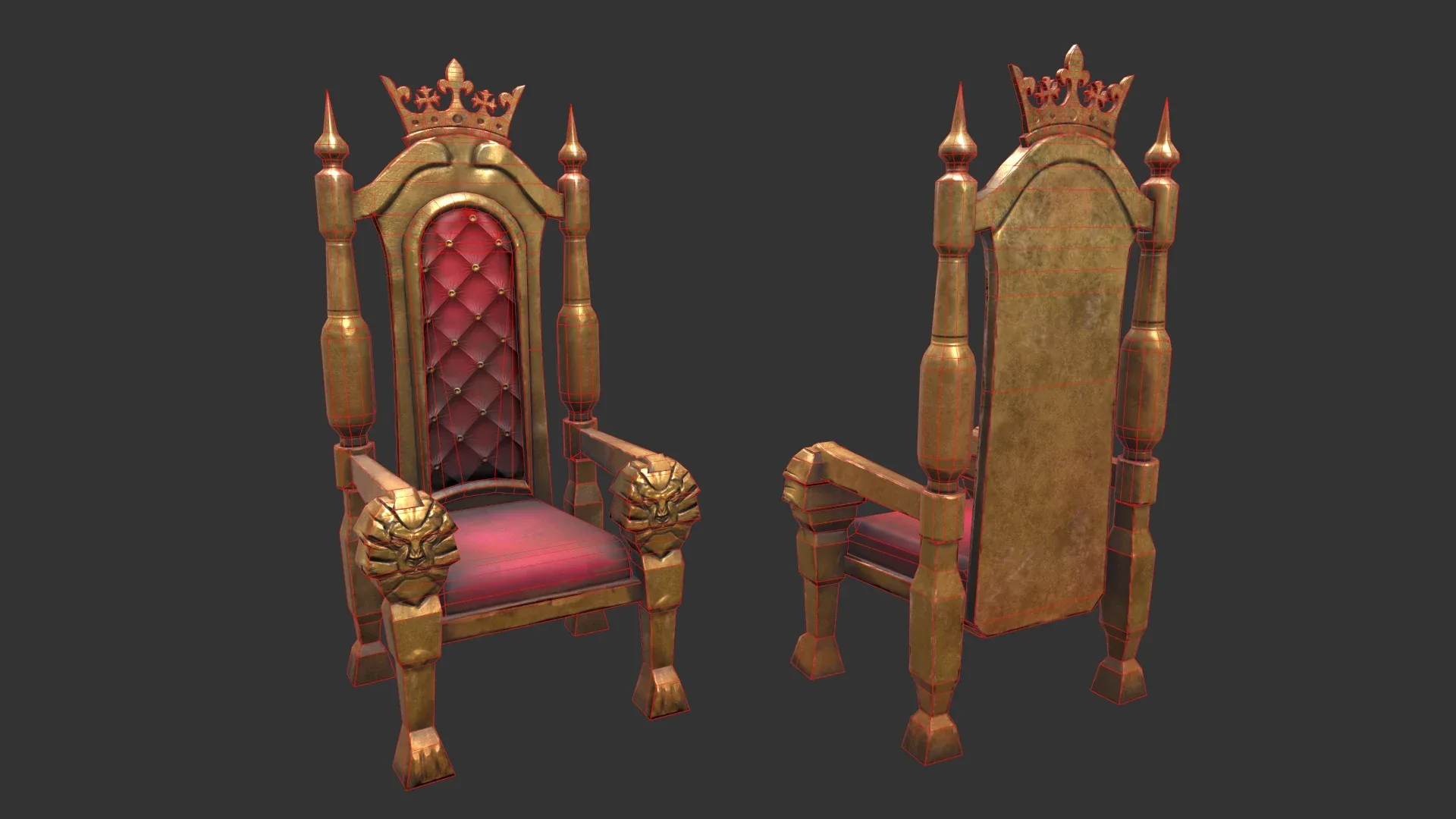 Stylized Throne - FlippedNormals