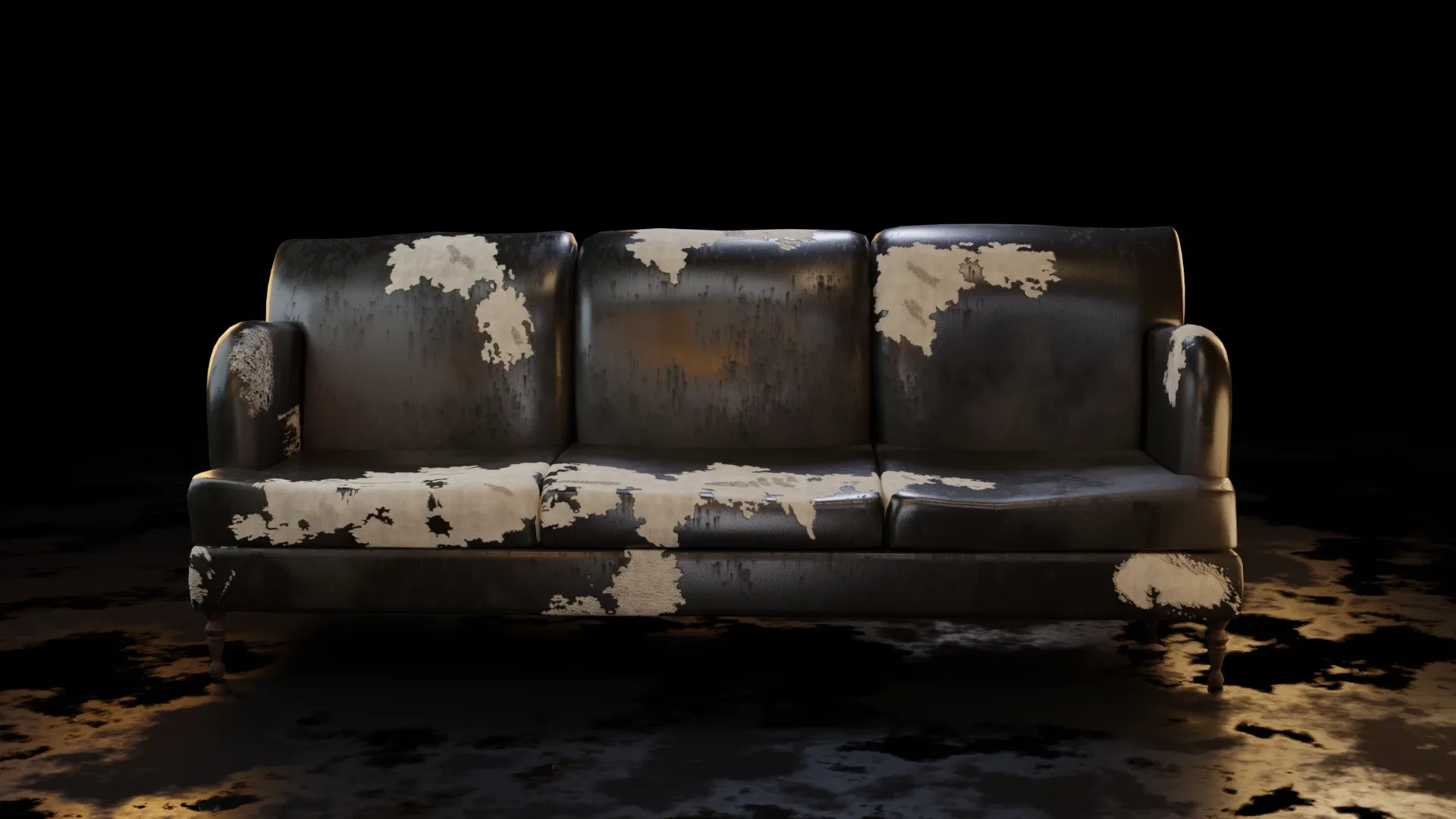 Old Damaged Couch - FlippedNormals