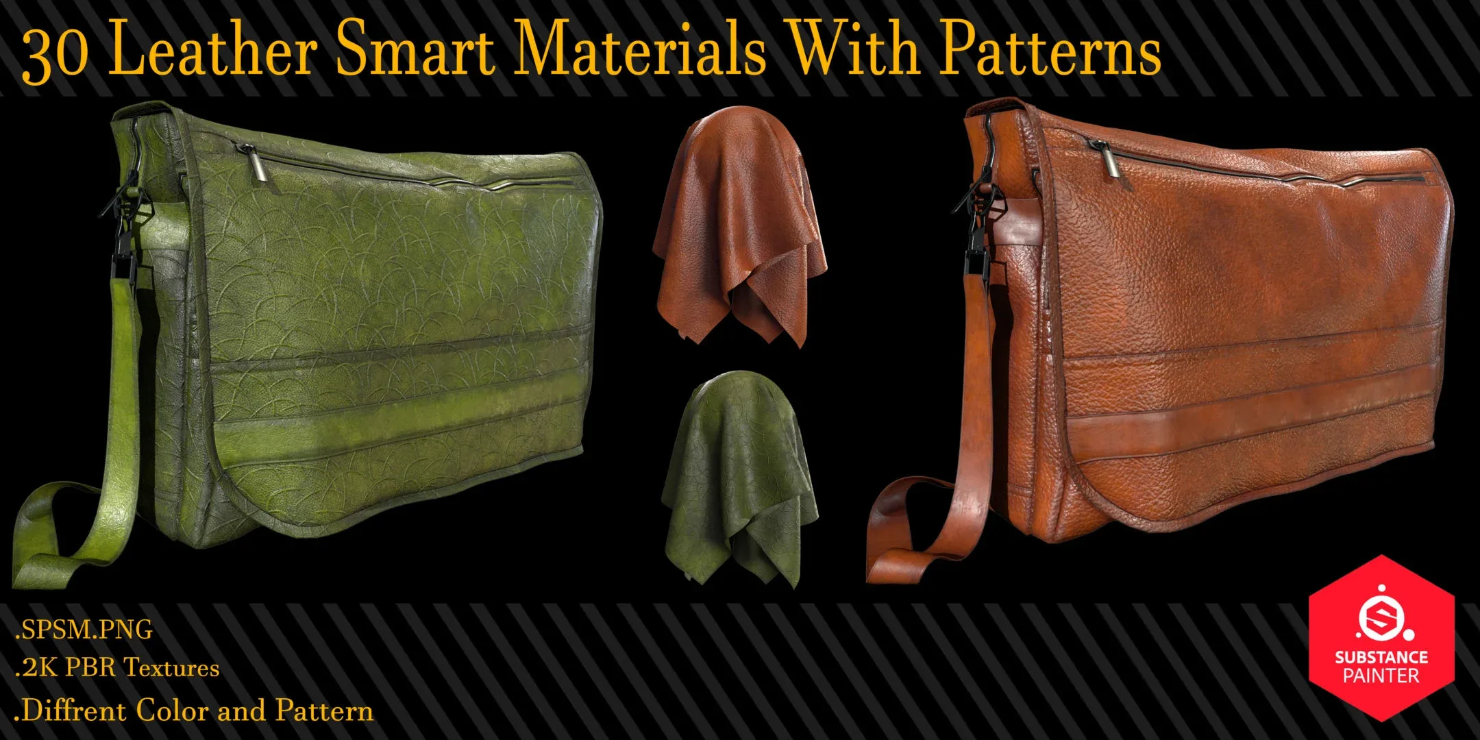 30 Leather Smart Materials With - FlippedNormals